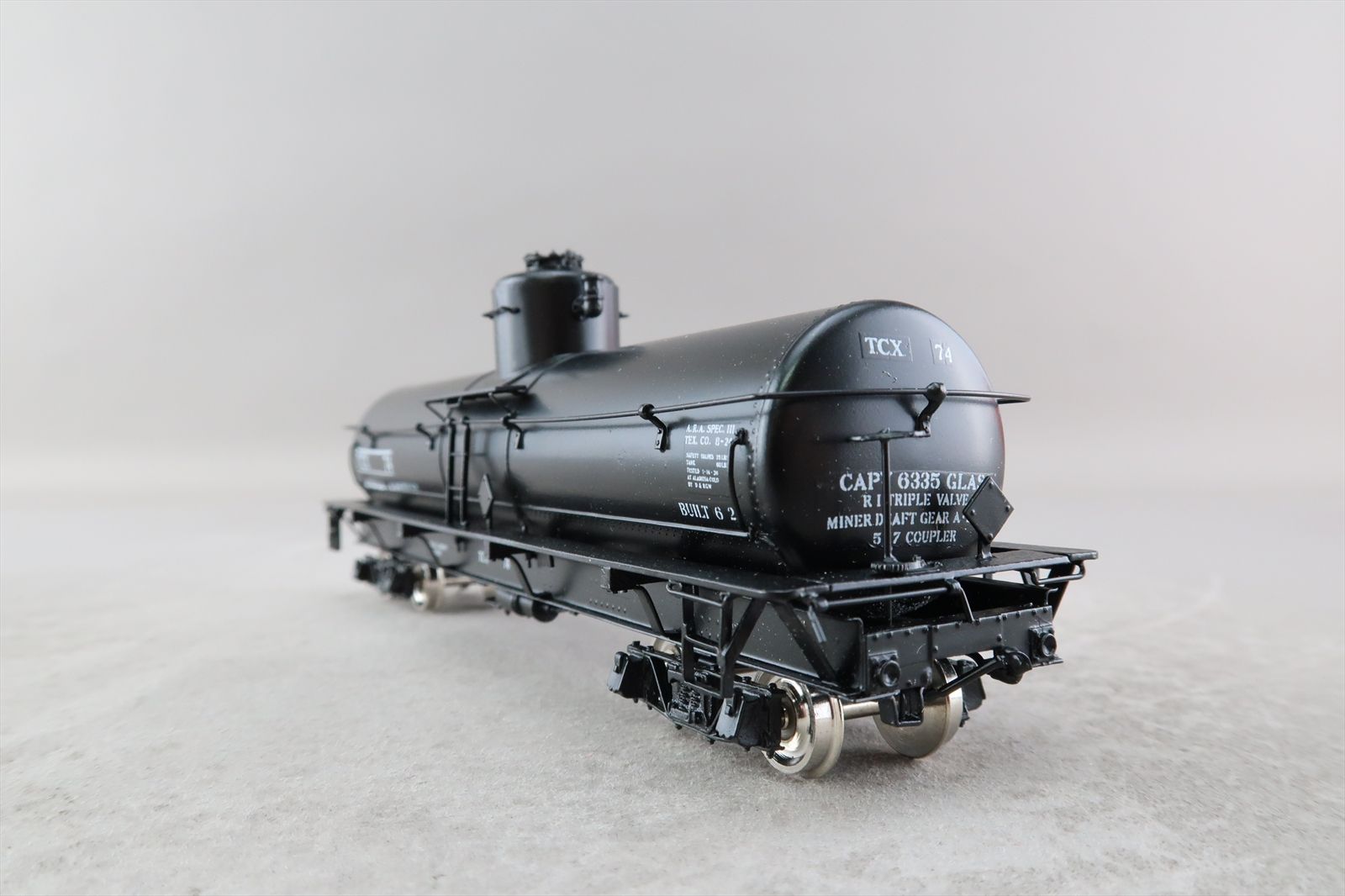 Sn3 Brass Model - PSC 15902-1 TCX Texaco Single Dome Tank Car #77 - F/P ...