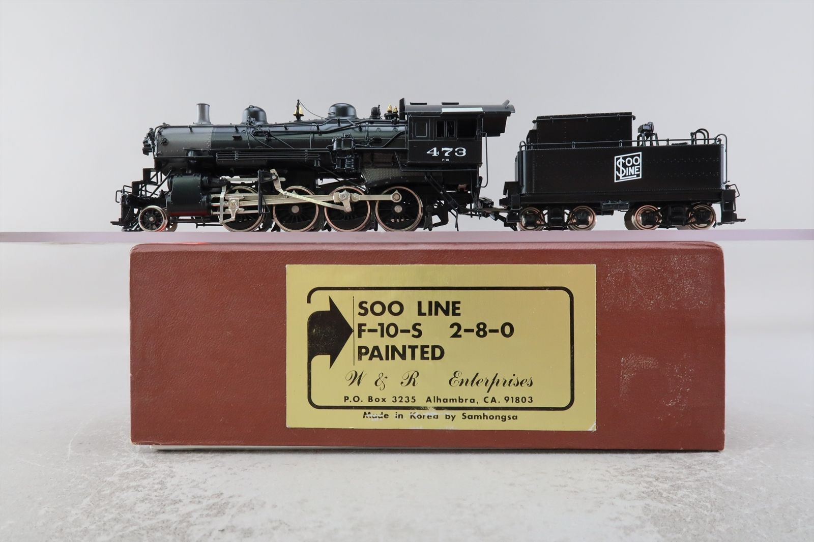 HO Brass Model - W&R SOO Line F-10S 2-8-0 Consolidation #473 - F/P ...