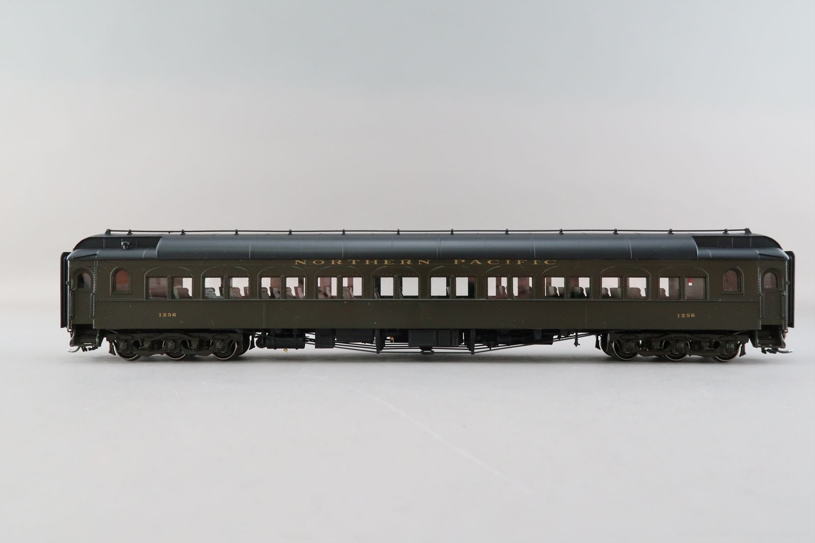 HO Brass Model - W&R NP Northern Pacific Coach Pullman Green #1256 - F ...