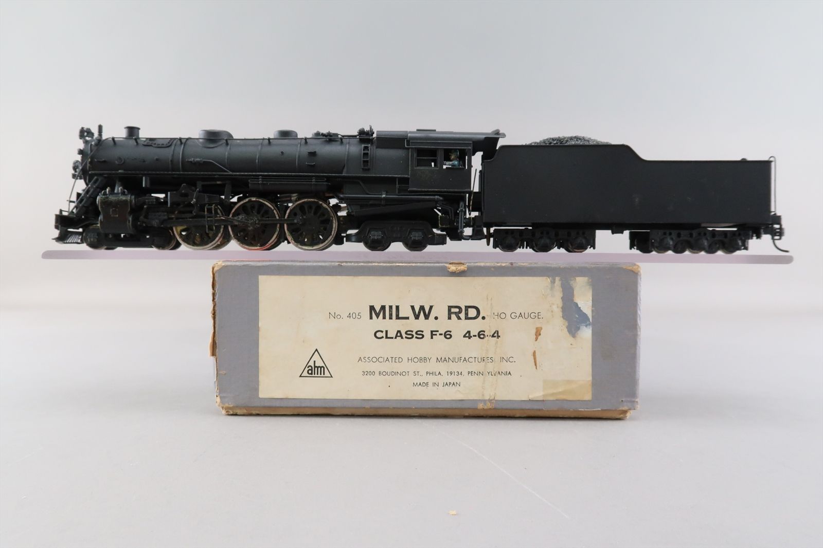 HO Brass Model - AHM 405 Milwaukee Road F-6 4-6-4 - Custom - 1967 Run ...