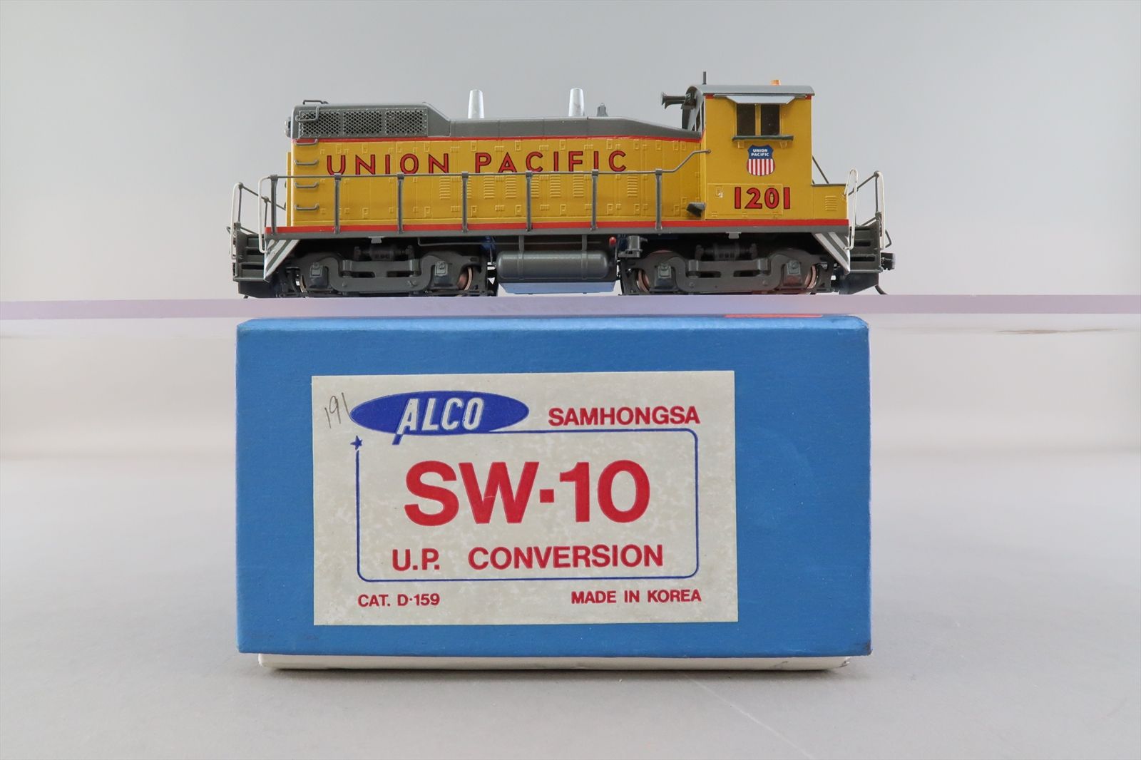 HO Brass Model - ALCO D-159 UP Union Pacific SW-10 #1201 - Custom ...