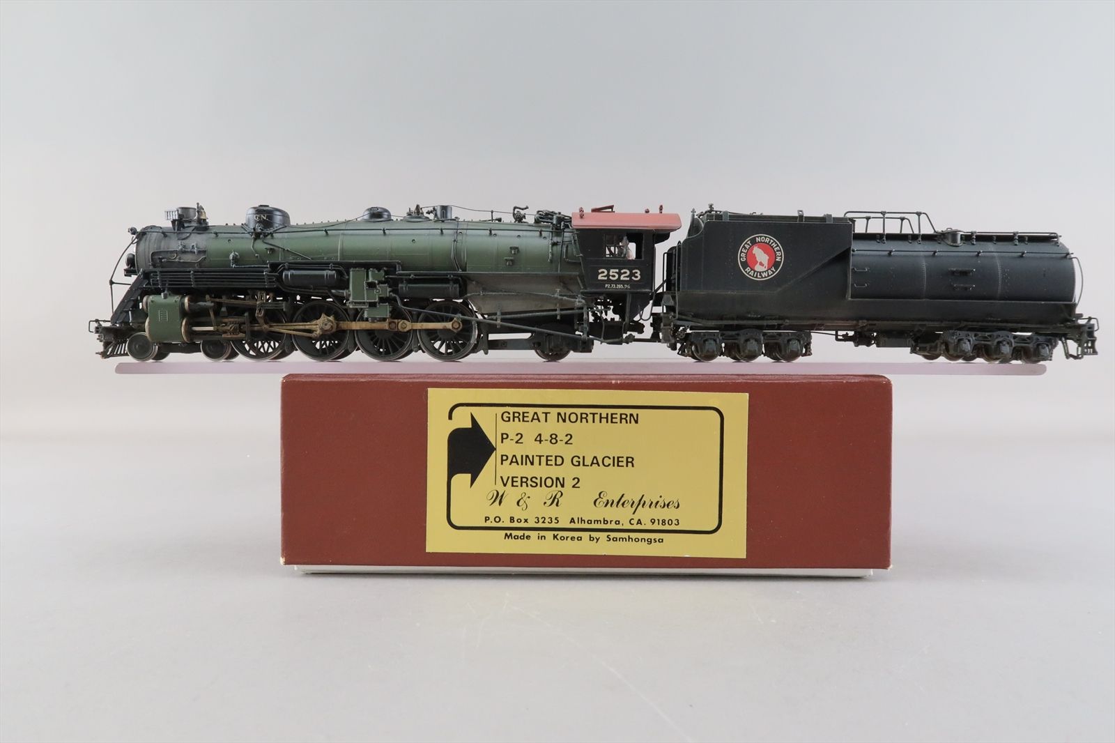 HO Brass Model - W&R Version 2 GN Great Northern P-2 4-8-2 Glacier Park ...
