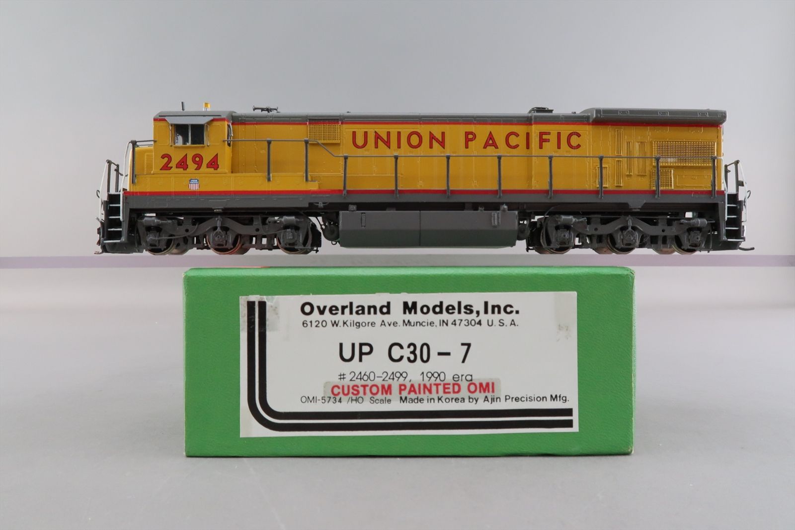 HO Brass Model - OMI 5734.1 UP Union Pacific C30-7 1990 Era #2494 - F/P ...