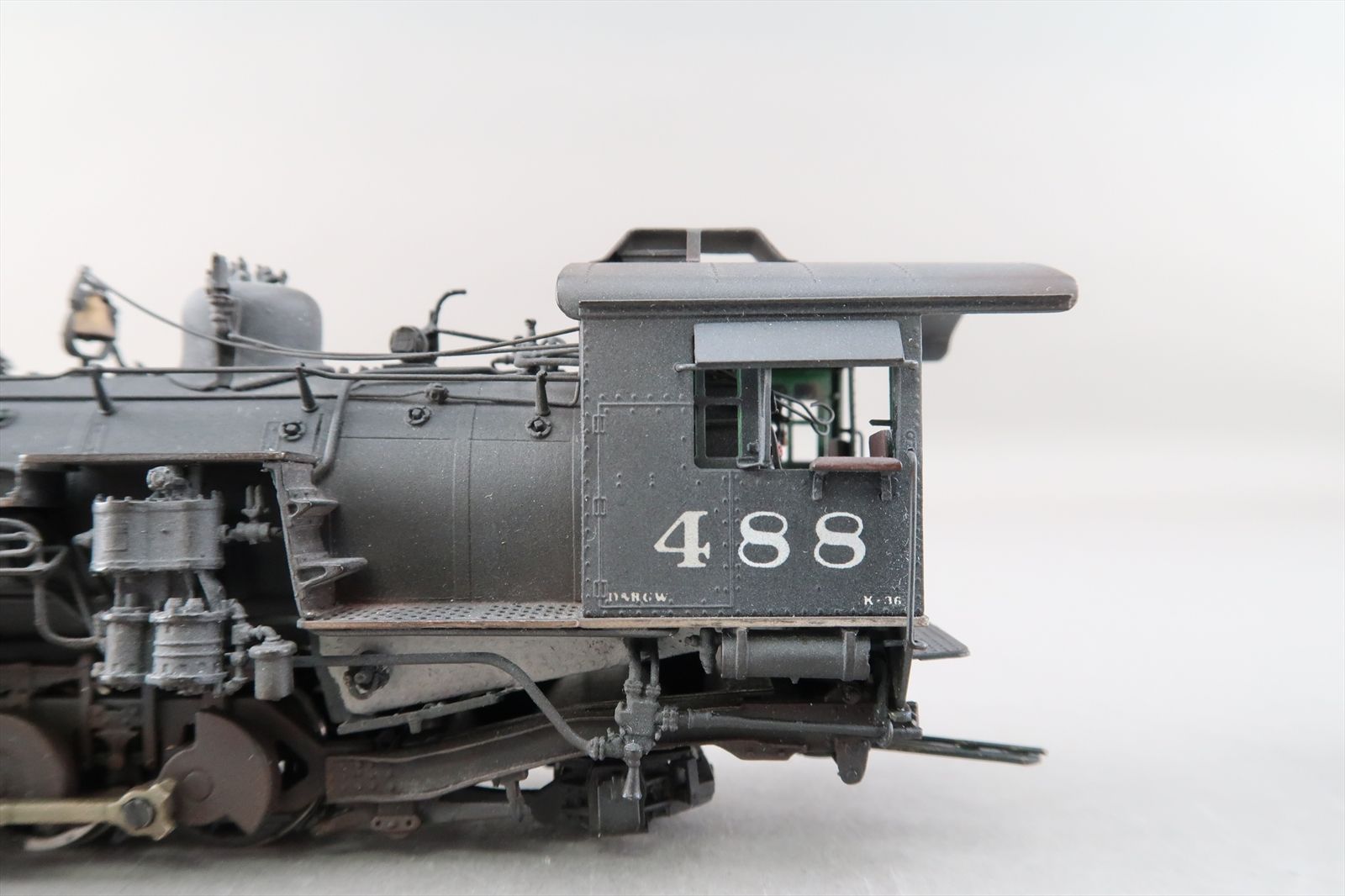 HOn3 Brass Model - OMI 1526 D&RGW Rio Grande K-36 2-8-2 #488 Outside ...