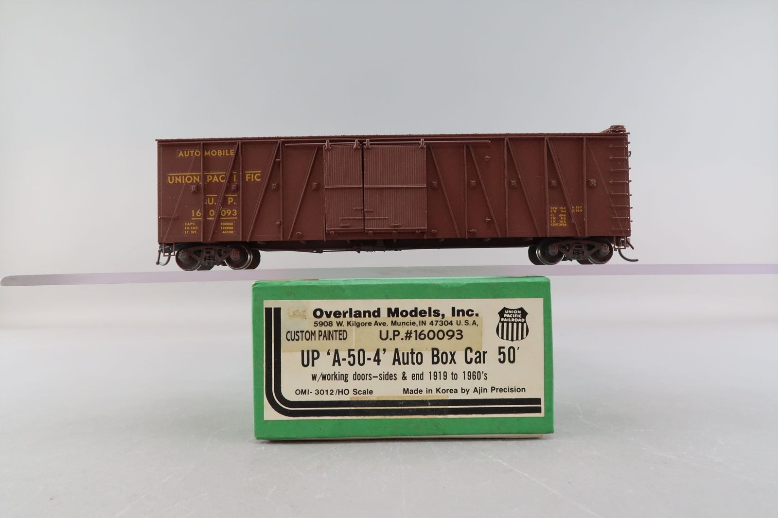 HO Brass Model - OMI 3012 UP Union Pacific A-50-4 50' Auto Boxcar ...