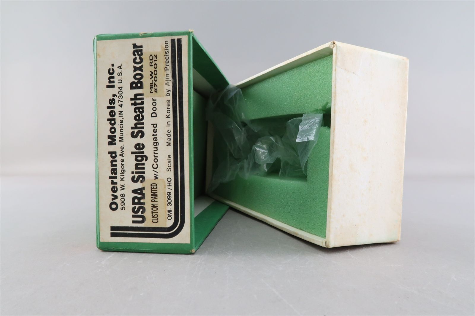 HO Brass Model - OMI 3099 MILW Milwaukee USRA Single Sheath Box Boxcar ...