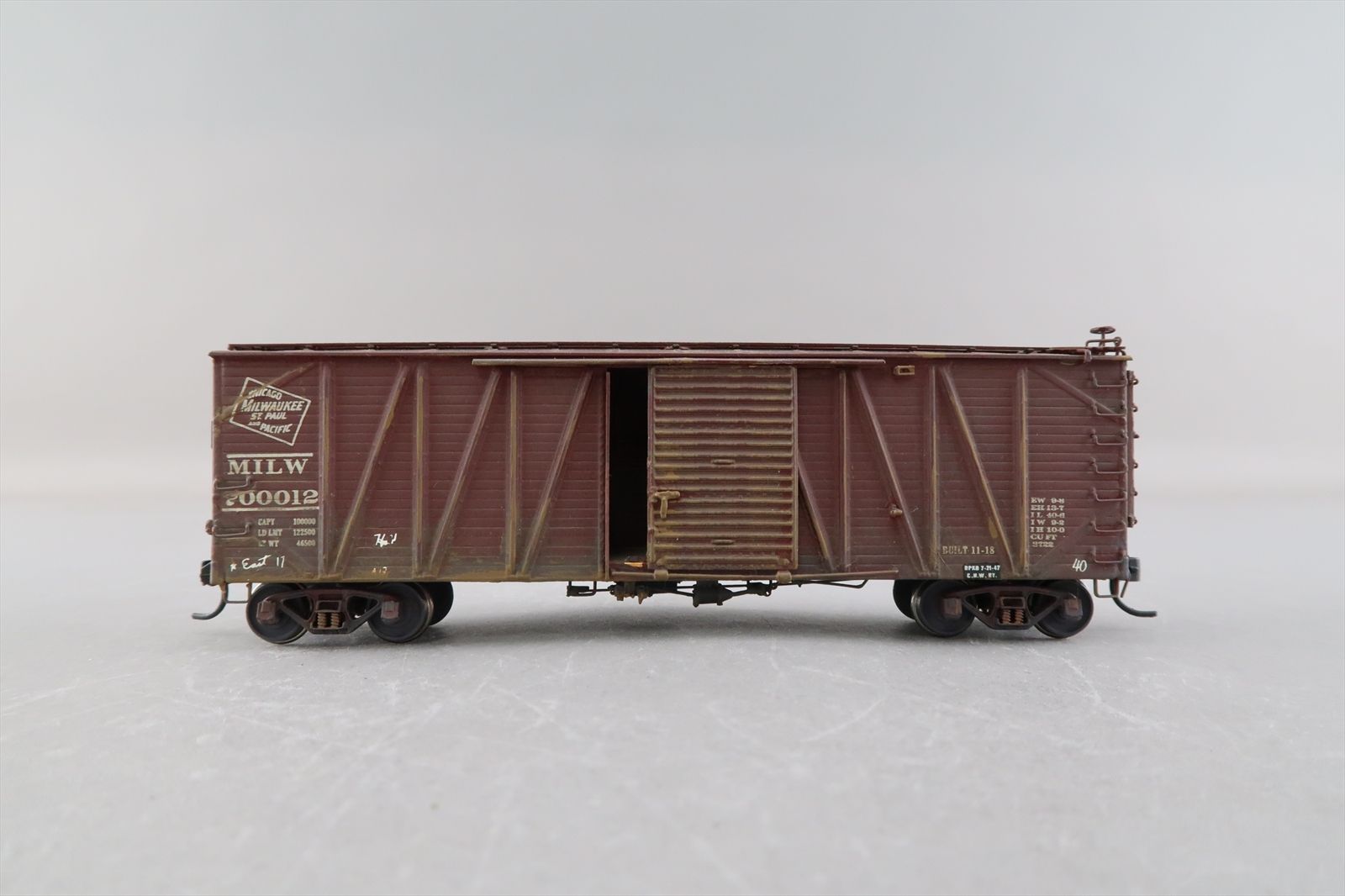 HO Brass Model - OMI 3099 MILW Milwaukee USRA Single Sheath Box Boxcar ...