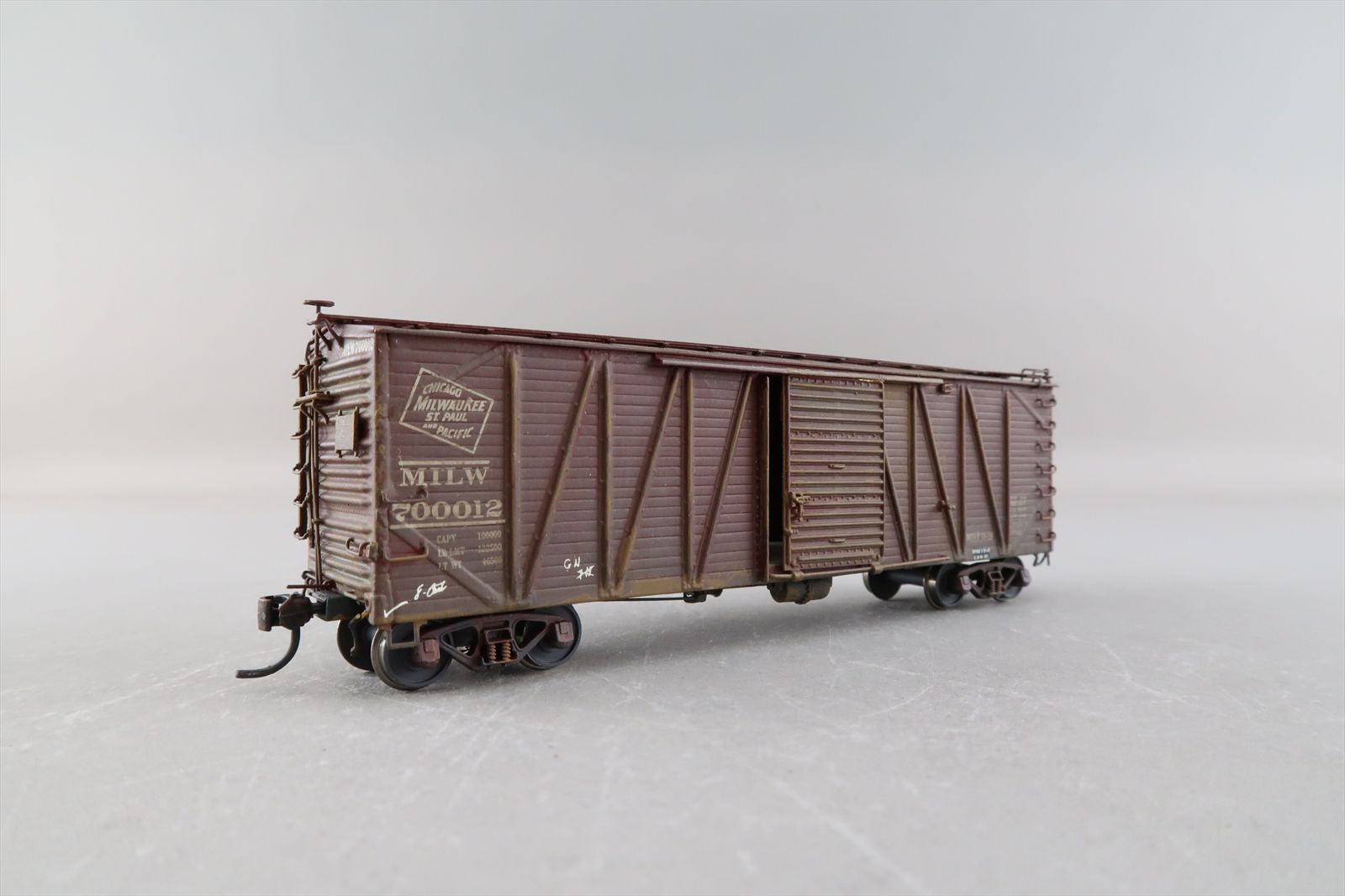 HO Brass Model - OMI 3099 MILW Milwaukee USRA Single Sheath Box Boxcar ...