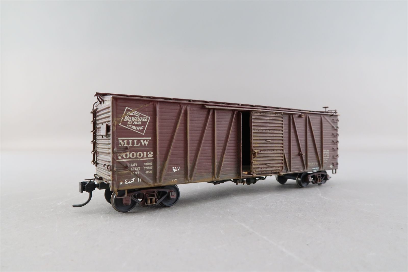 HO Brass Model - OMI 3099 MILW Milwaukee USRA Single Sheath Box Boxcar ...