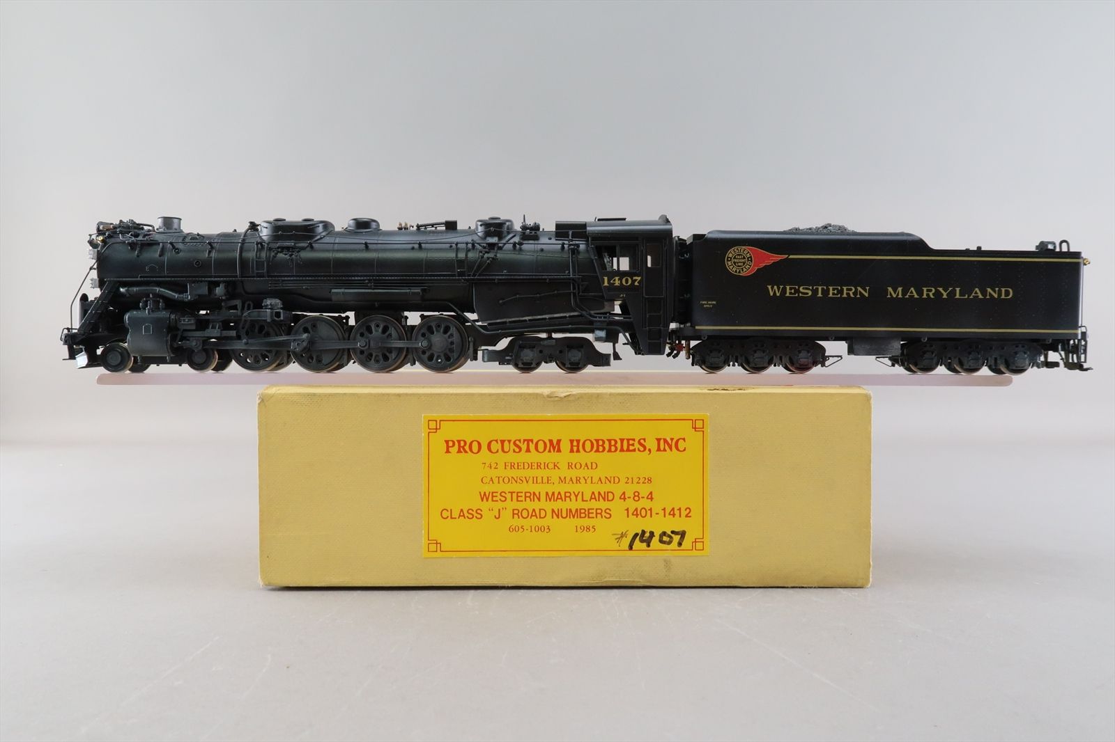 HO Brass Model - PCH Pro Custom Hobbies WM Western Maryland 4-8-4 J ...