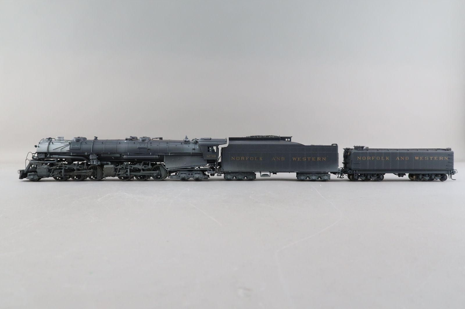 HO Brass Model - Key N&W Norfolk & Western Class A 2-6-6-4 w/ Auxiliary ...