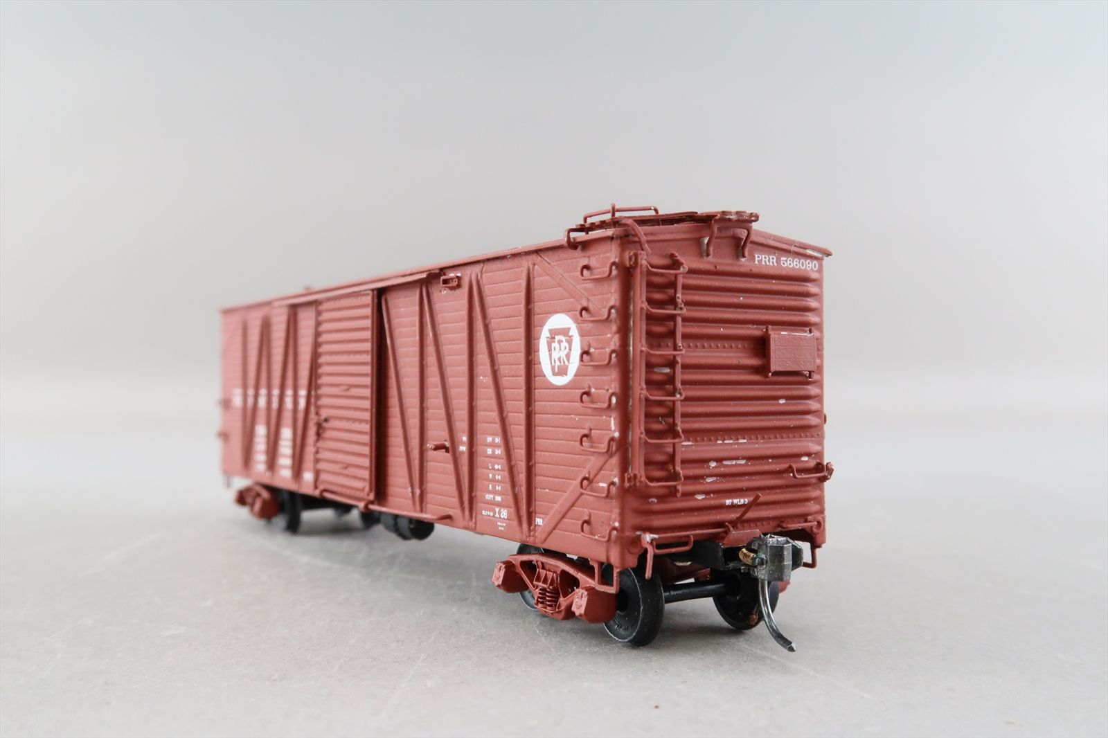 HO Brass Model - OMI 3098 PRR Pennsylvania Single Sheath Boxcar w/ Wood ...