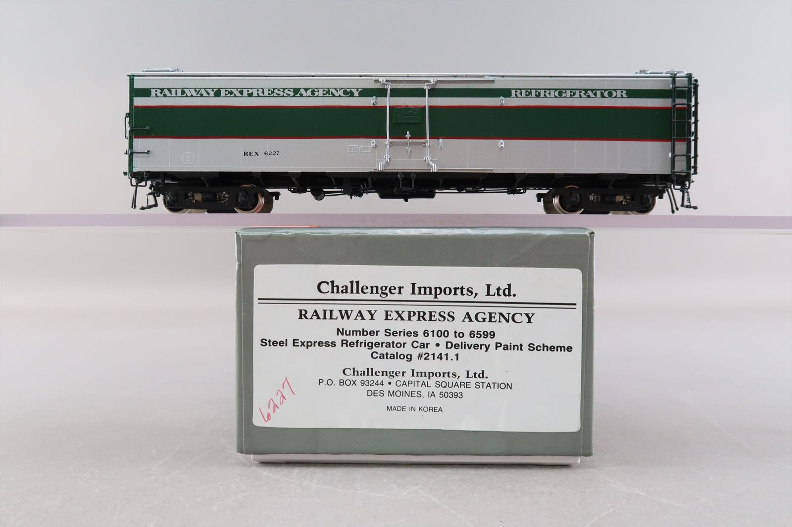 HO Brass Model - CIL 2141.1 REA Railway Express Agency Reefer Steel ...