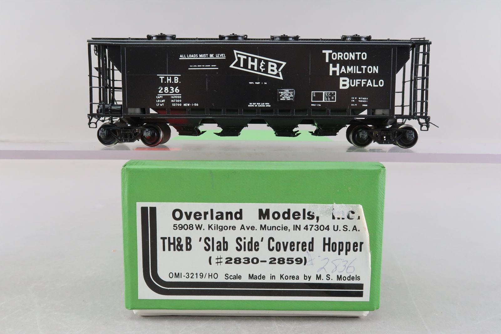 HO Brass Model - OMI 3219 TH&B Toronto Hamilton Buffalo Slab Side ...