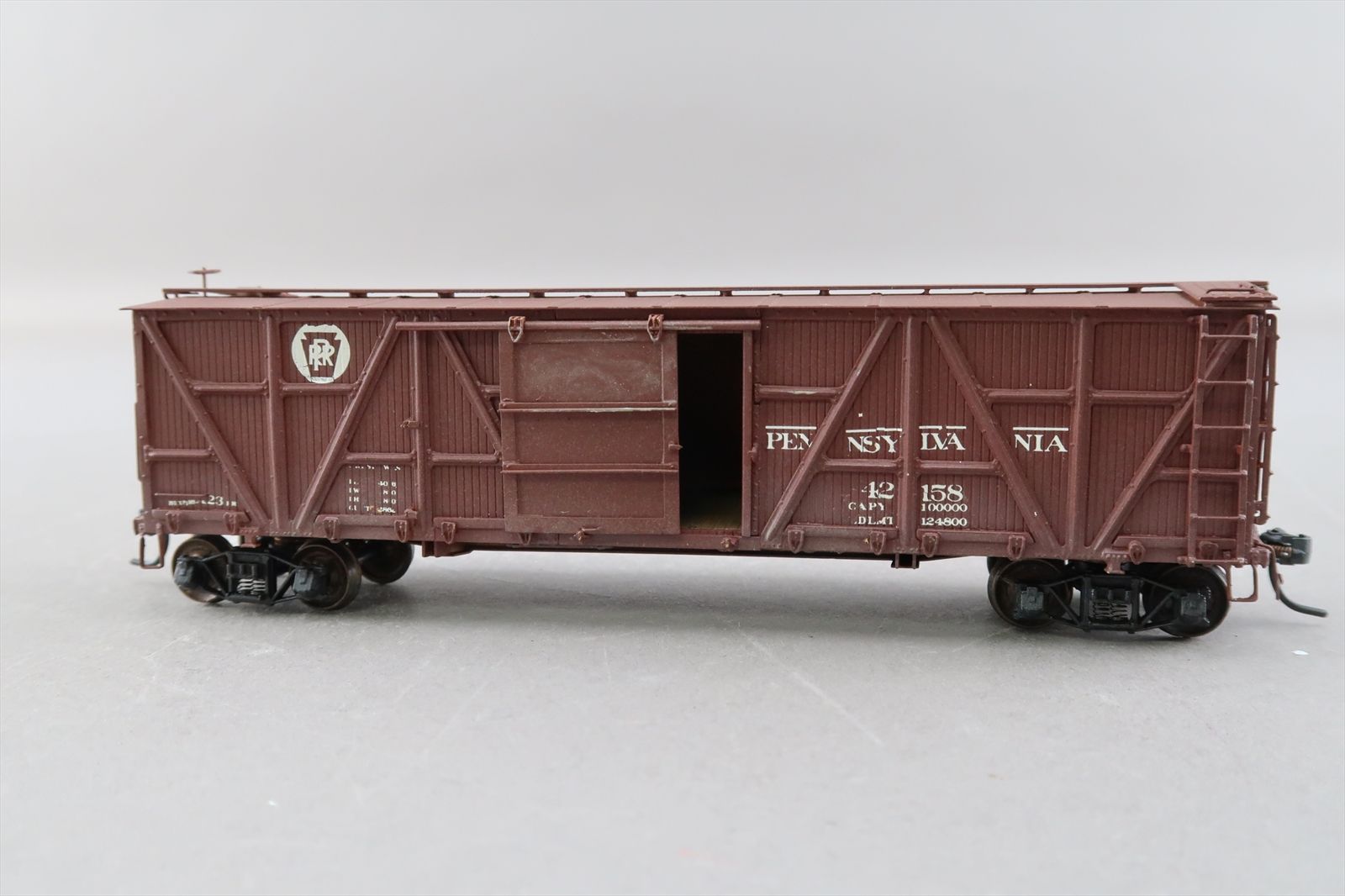 HO Brass Model - OMI 3067 PRR Pennsylvania X-23 Boxcar #42158 - Custom ...