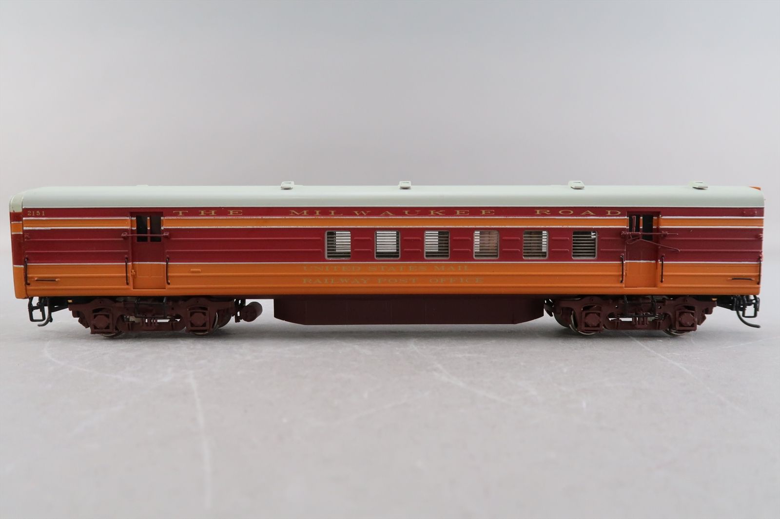 HO Brass Model - PSC 17196-7 Milwaukee 1939 Hiawatha 60' RPO #2151 - F ...