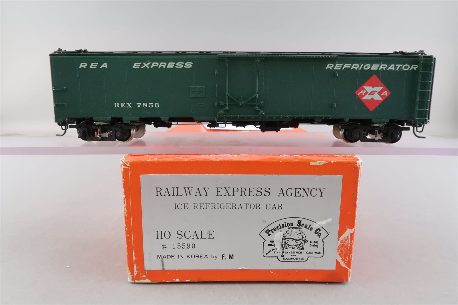 HO Brass Model - PSC 15590 REA Railway Express Agency Ice Reefer ...