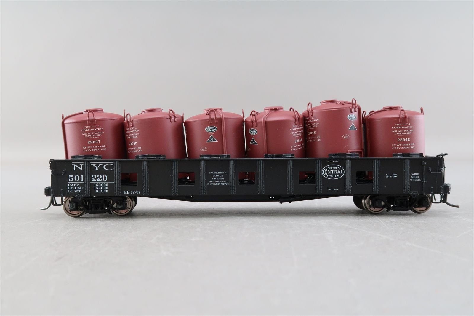 HO Brass Model - ASM NYC New York Central USRA Cement Container Gondola ...