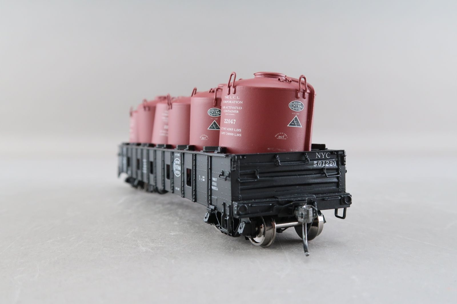 HO Brass Model - ASM NYC New York Central USRA Cement Container Gondola ...