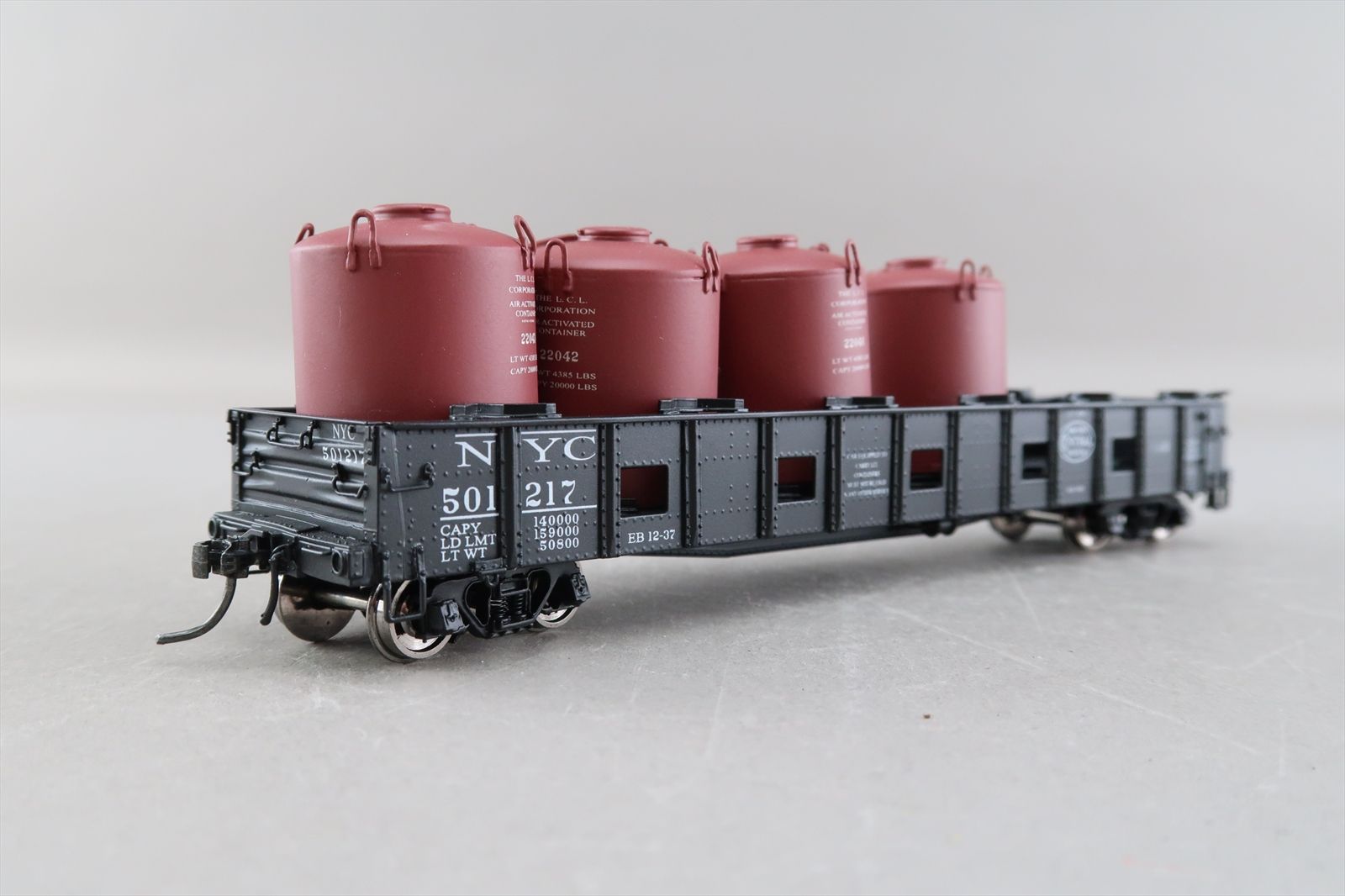 HO Brass Model - ASM NYC New York Central USRA Cement Container Gondola ...