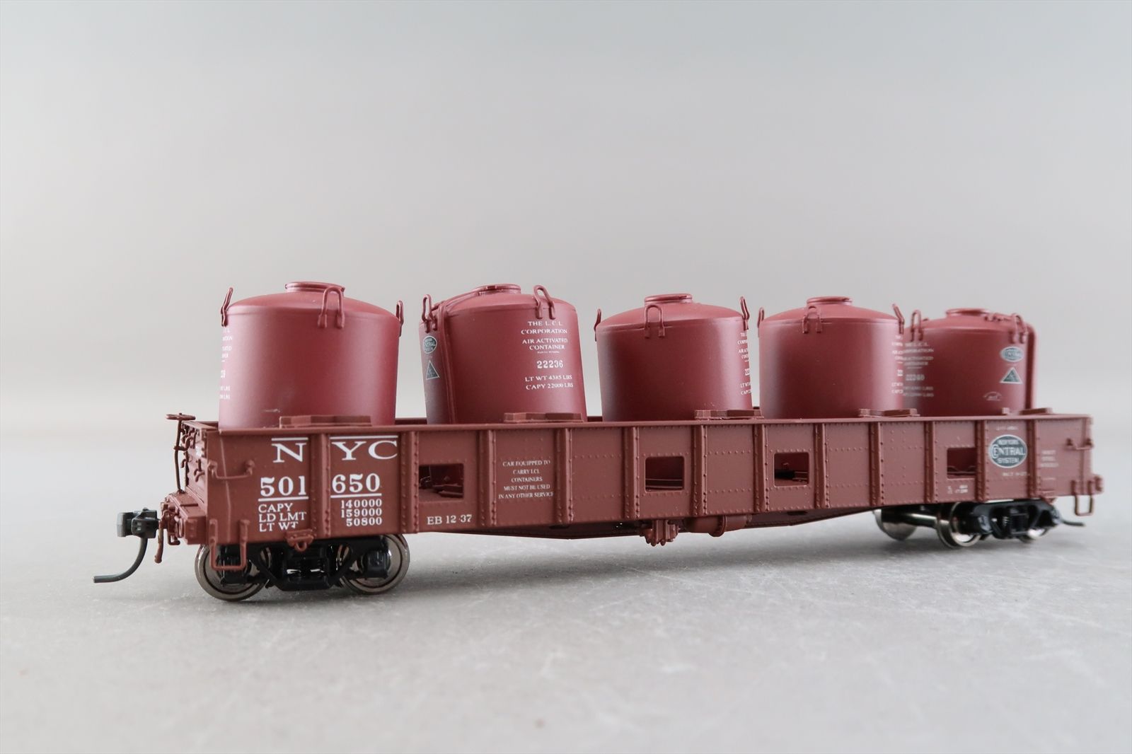 HO Brass Model - ASM NYC New York Central USRA Cement Container Gondola ...