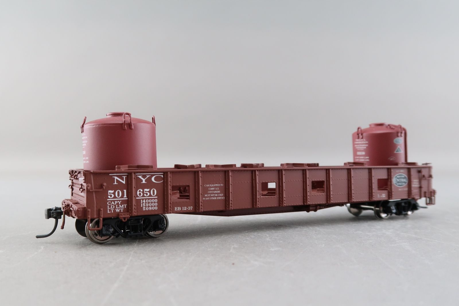 HO Brass Model - ASM NYC New York Central USRA Cement Container Gondola ...