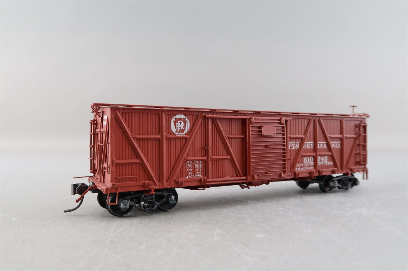 HO Brass Model - OMI 3068 PRR Pennsylvania X-23 Boxcar w/ Corrugated ...