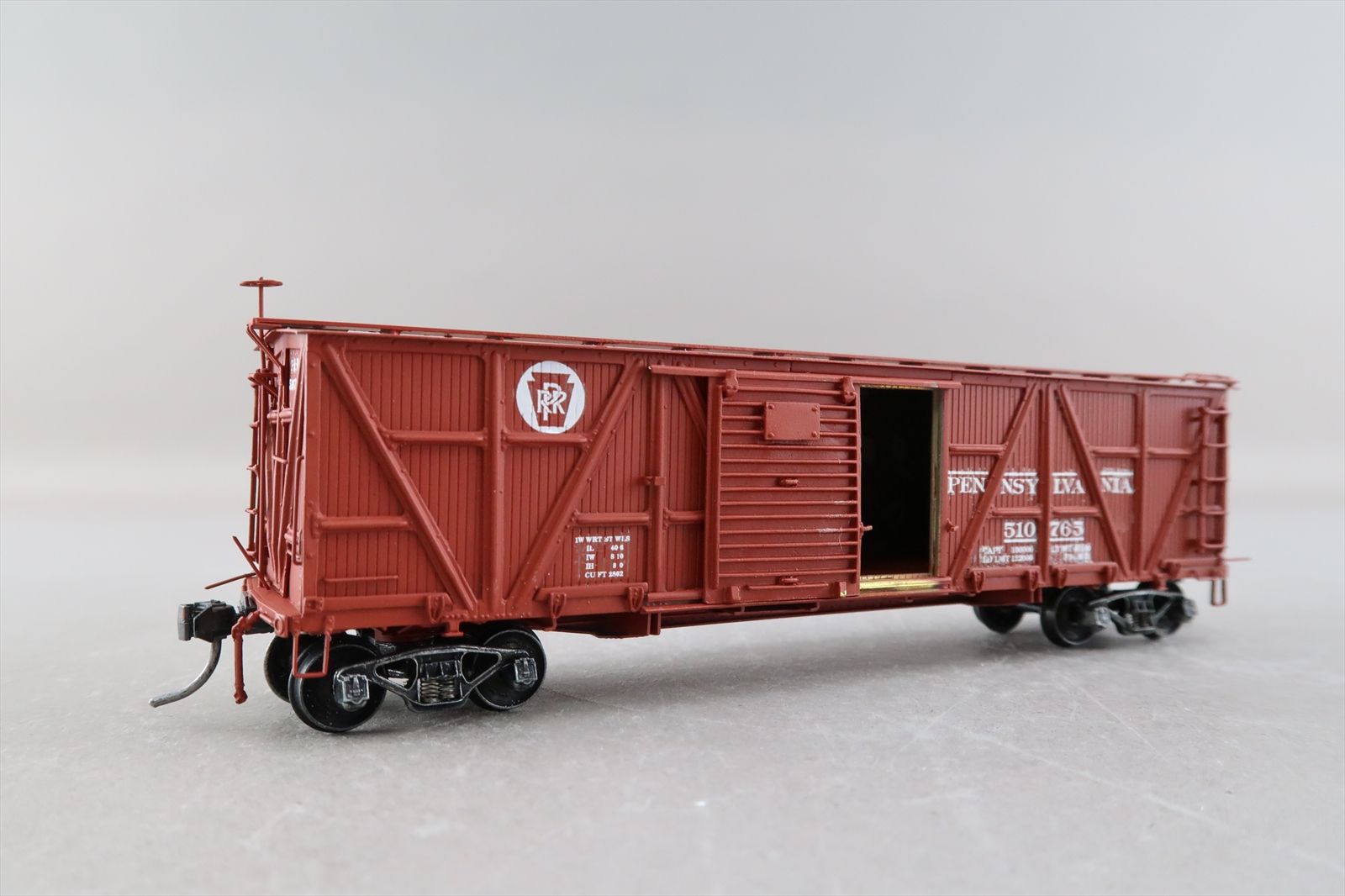 HO Brass Model - OMI 3068 PRR Pennsylvania X-23 Boxcar w/ Corrugated ...