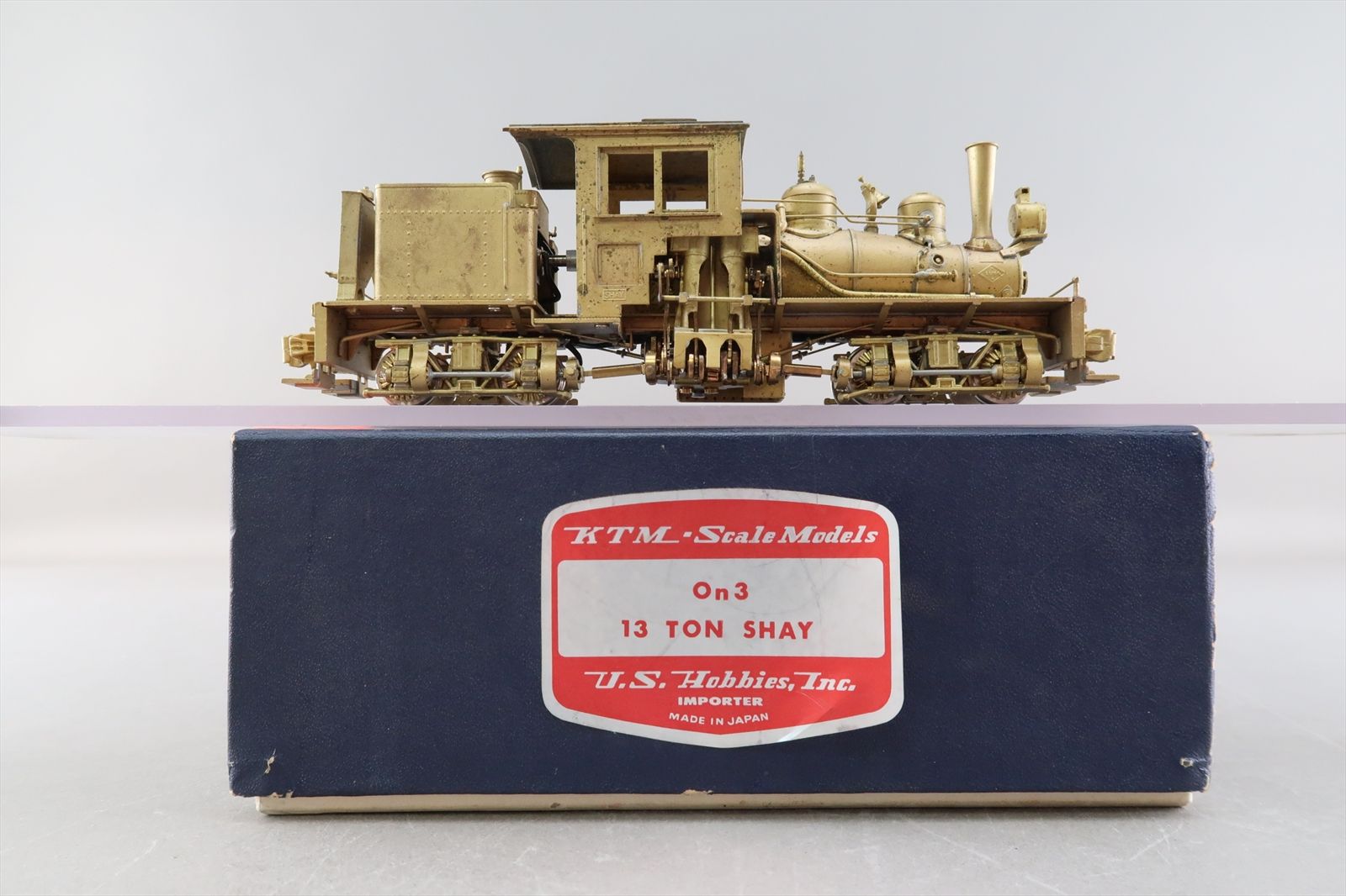 On3 Scale Brass Model Train - USH US Hobbies 13-Ton Shay - Unpainted - KTM