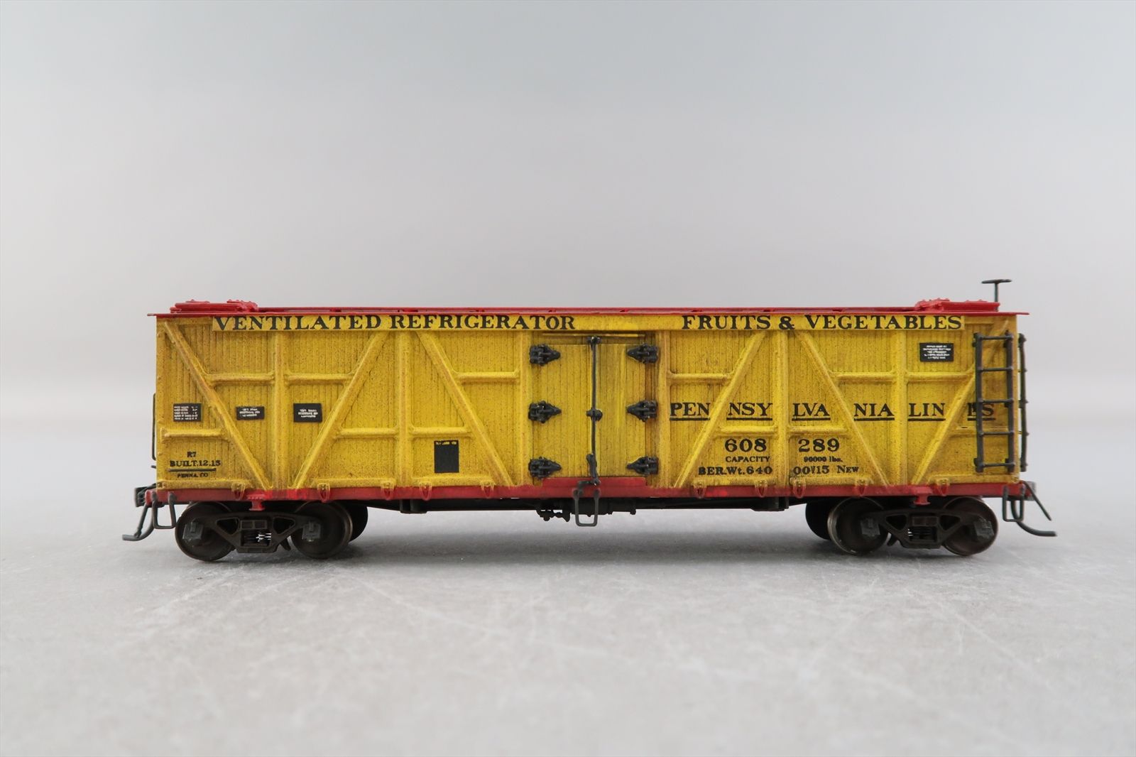 HO Brass Model - OMI 3069 FGEX PRR Pennsylvania R7 Reefer Refrigerator ...