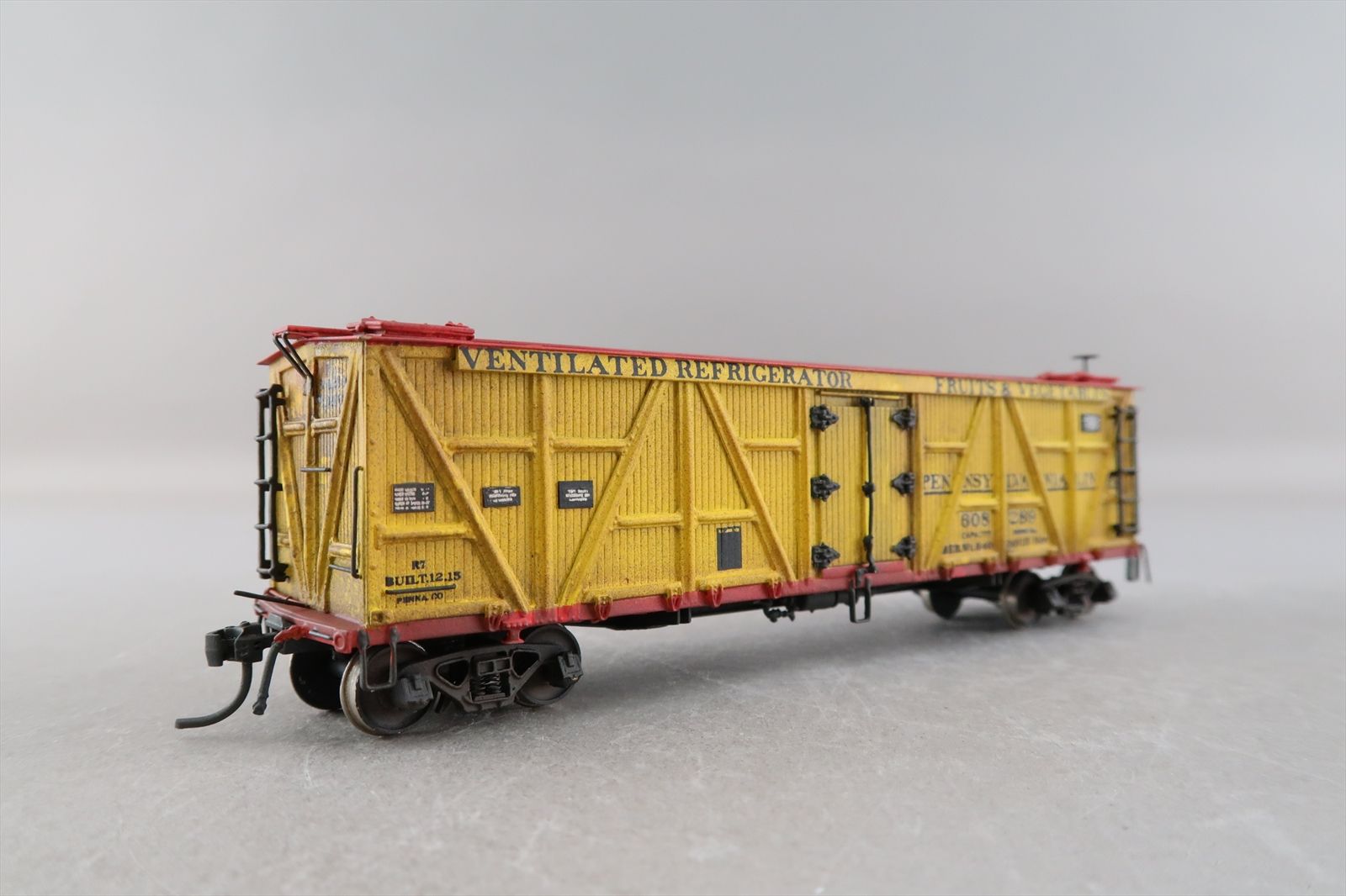 HO Brass Model - OMI 3069 FGEX PRR Pennsylvania R7 Reefer Refrigerator ...
