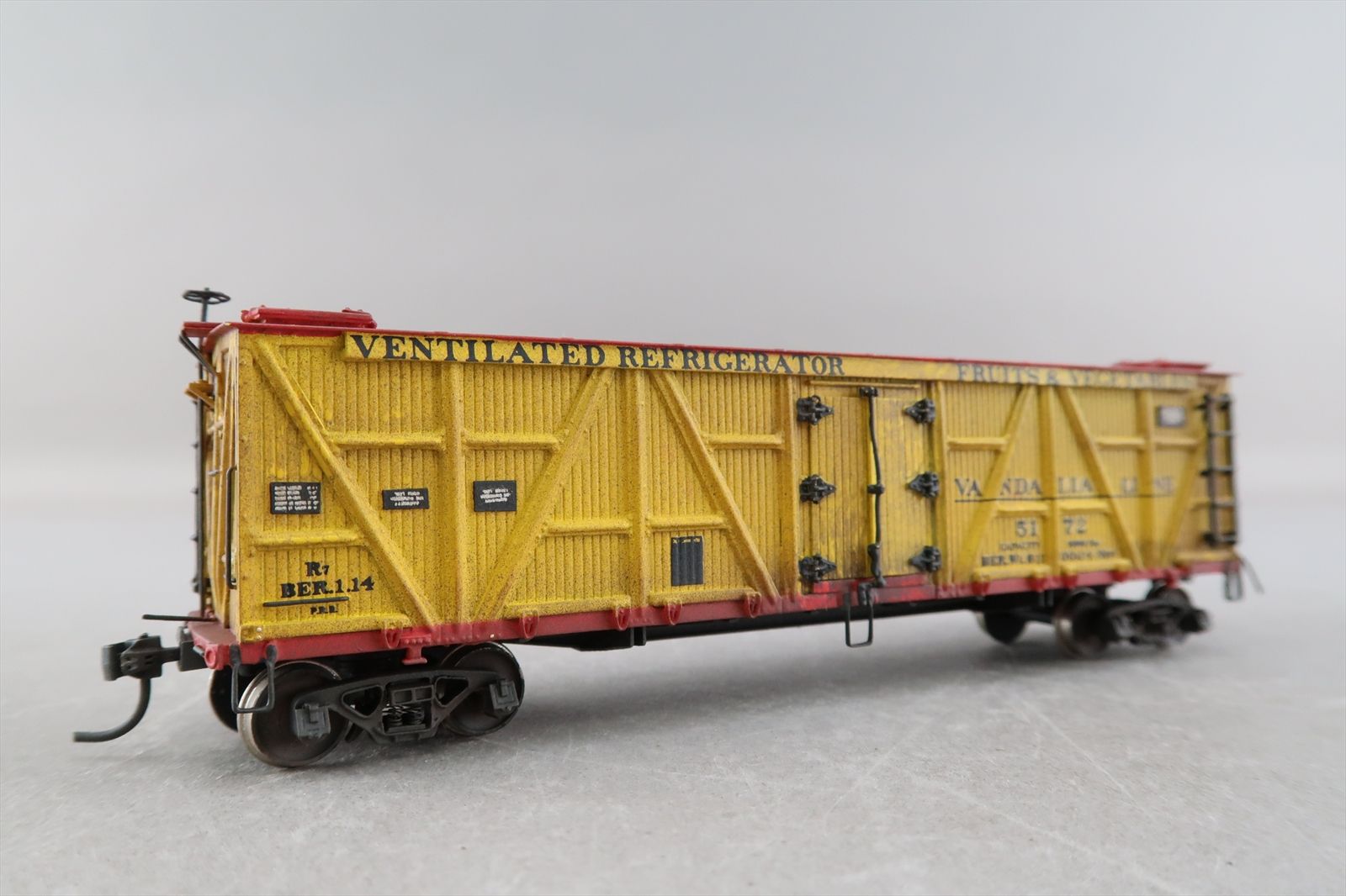 HO Brass Model - OMI 3069 FGEX PRR Pennsylvania Vandalia Line R7 Reefer ...