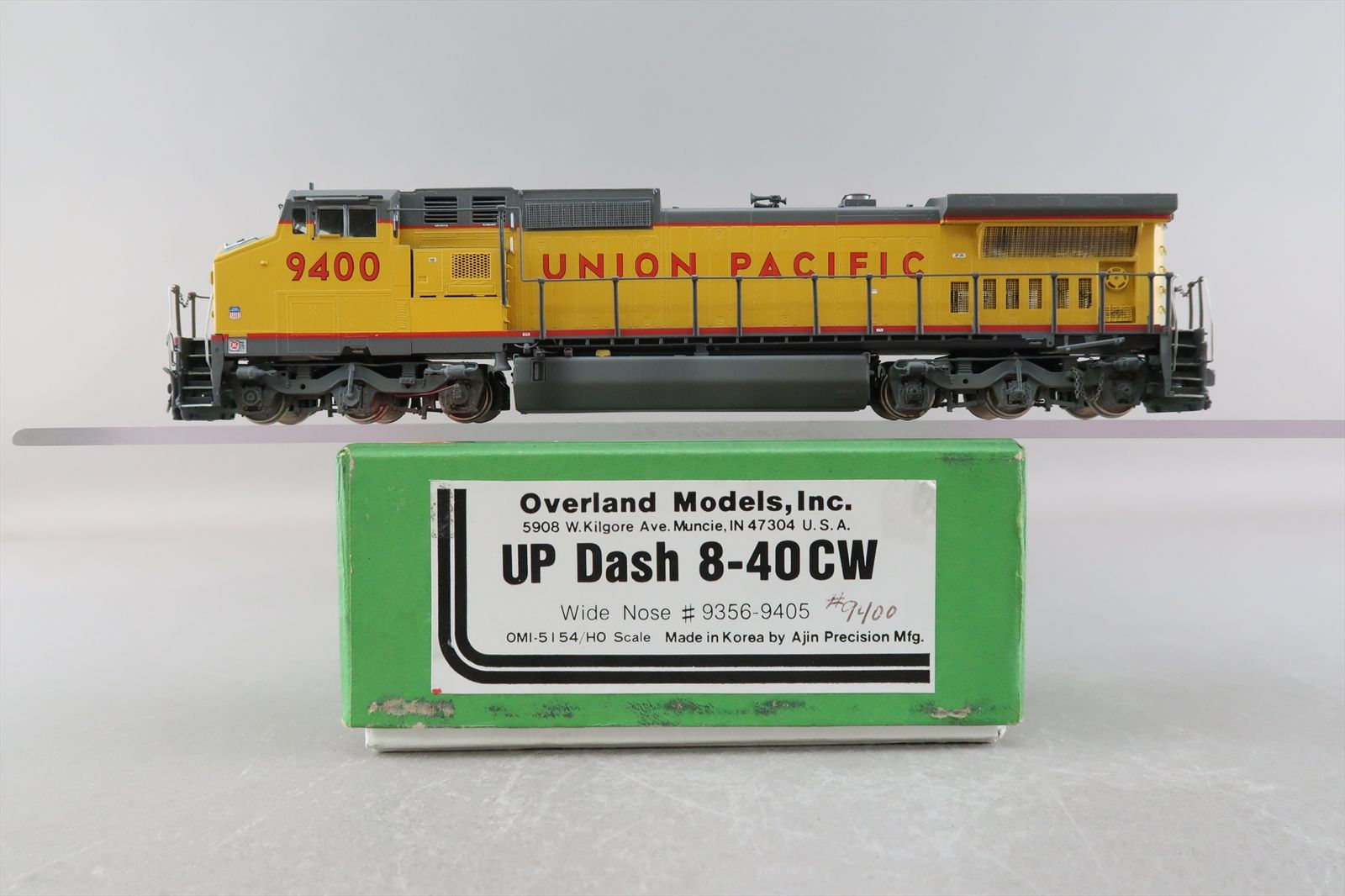 HO Brass Model - OMI 5154 UP Union Pacific 8-40CW Dash Wide Nose #9400 ...