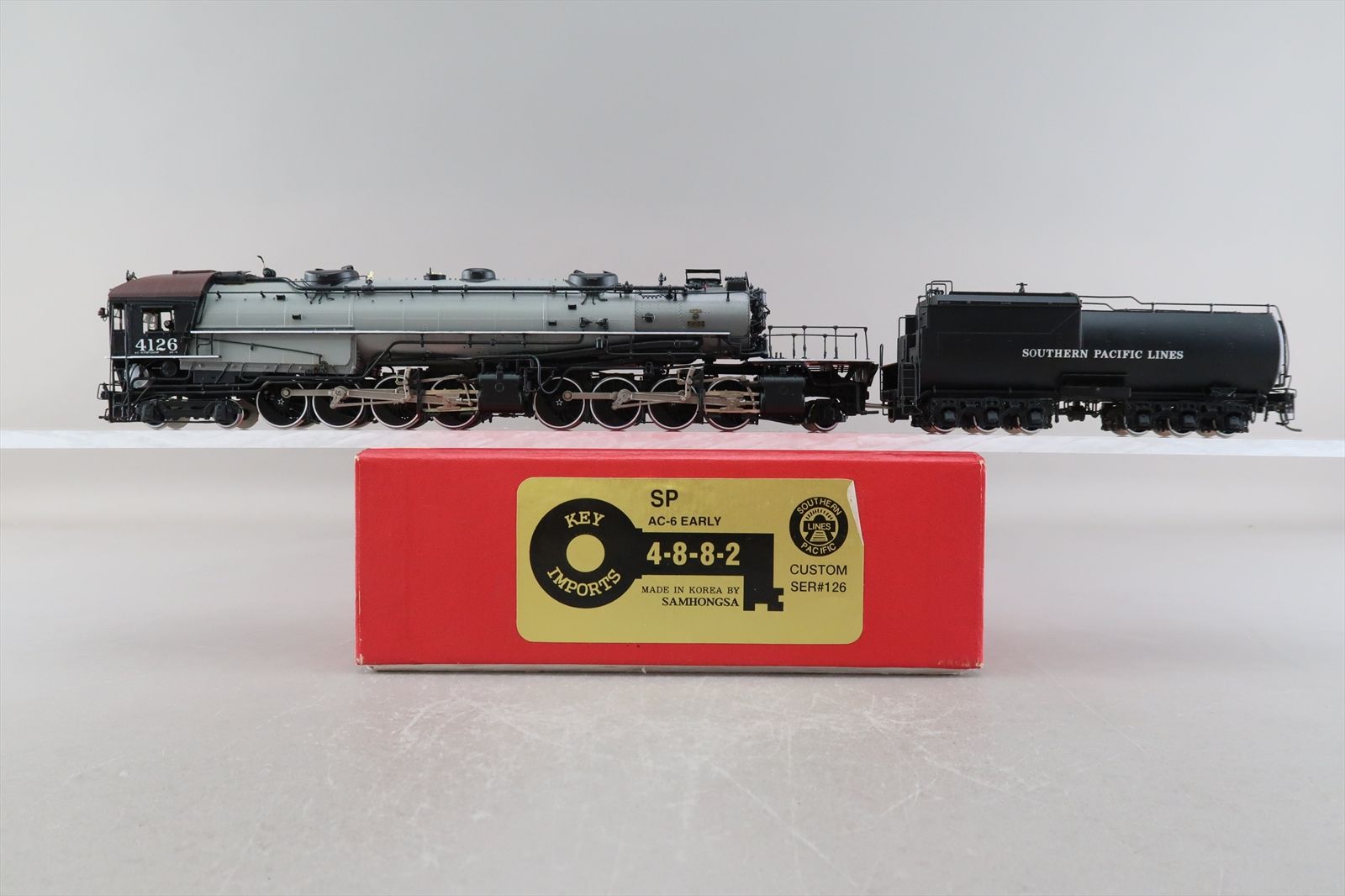 HO Brass Model - Key CS#126 SP Southern Pacific AC-6 Early #4126 - F/P ...