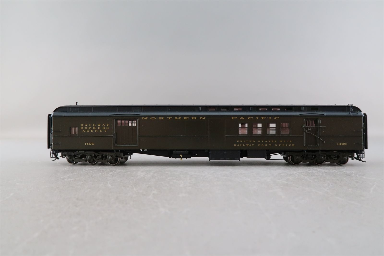 HO Brass Model - W&R NP Northern Pacific Mail & Express Car Pullman ...