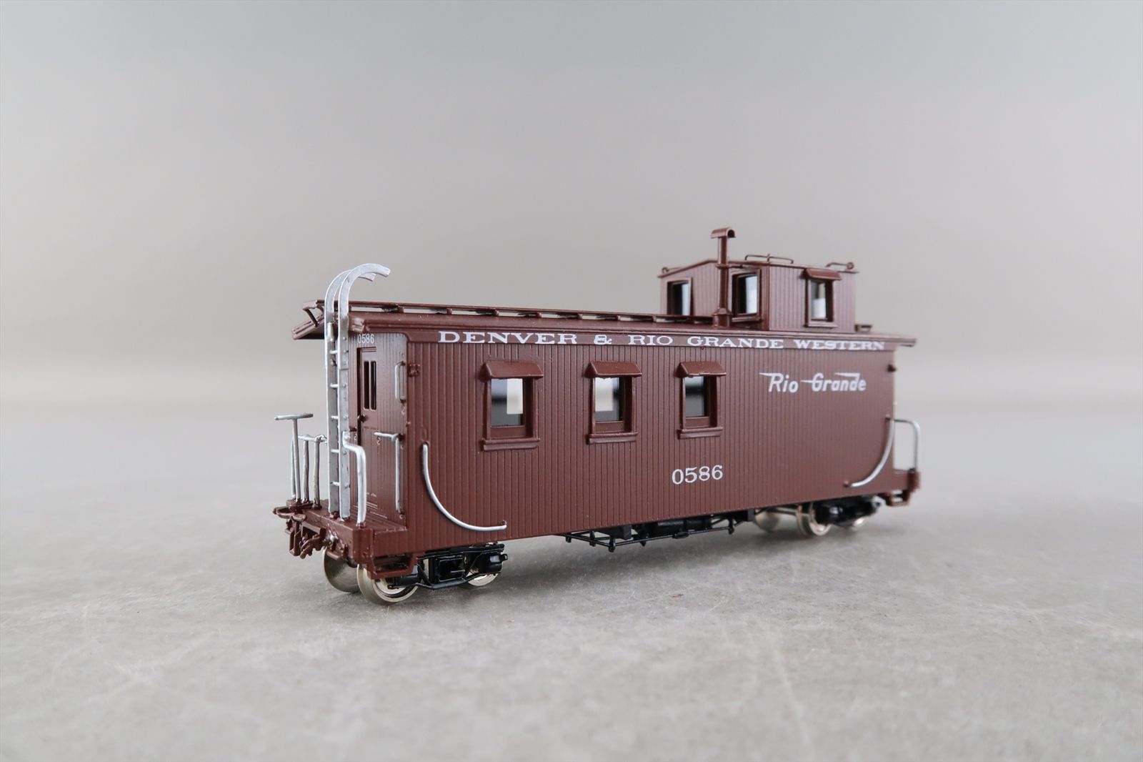 HOn3 Brass Model - PSC 17274-1 D&RGW Rio Grande 30' Peaked Roof Caboose ...