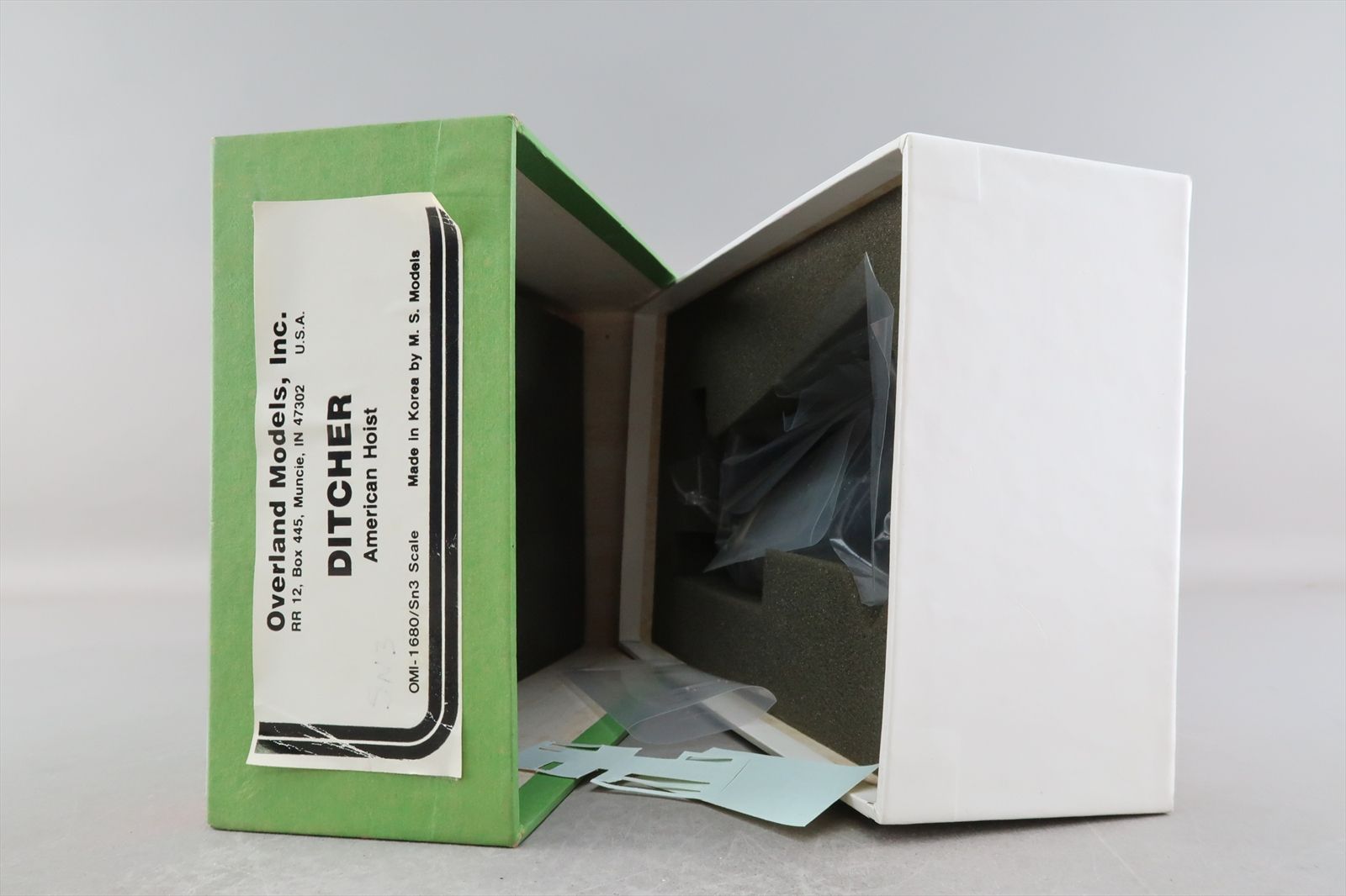 Sn3 Brass Model - OMI 1680 D&RGW Rio Grande American Hoist Ditcher #OX - Custom - M.S. Models