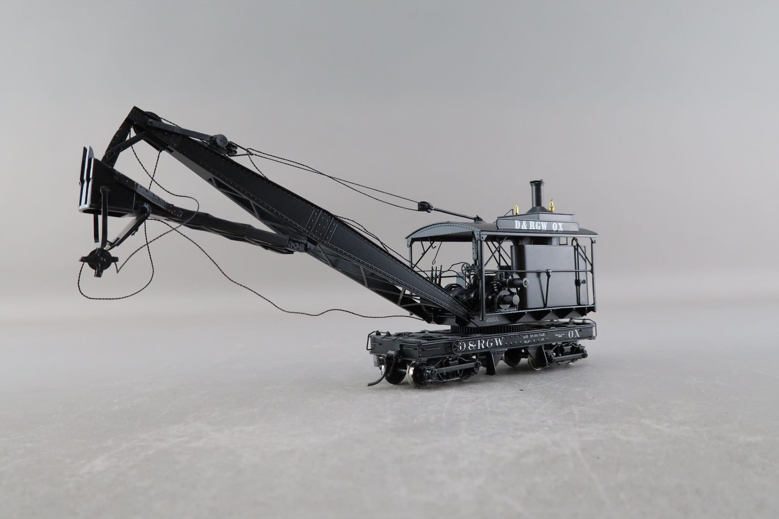 Sn3 Brass Model - OMI 1680 D&RGW Rio Grande American Hoist Ditcher #OX - Custom - M.S. Models