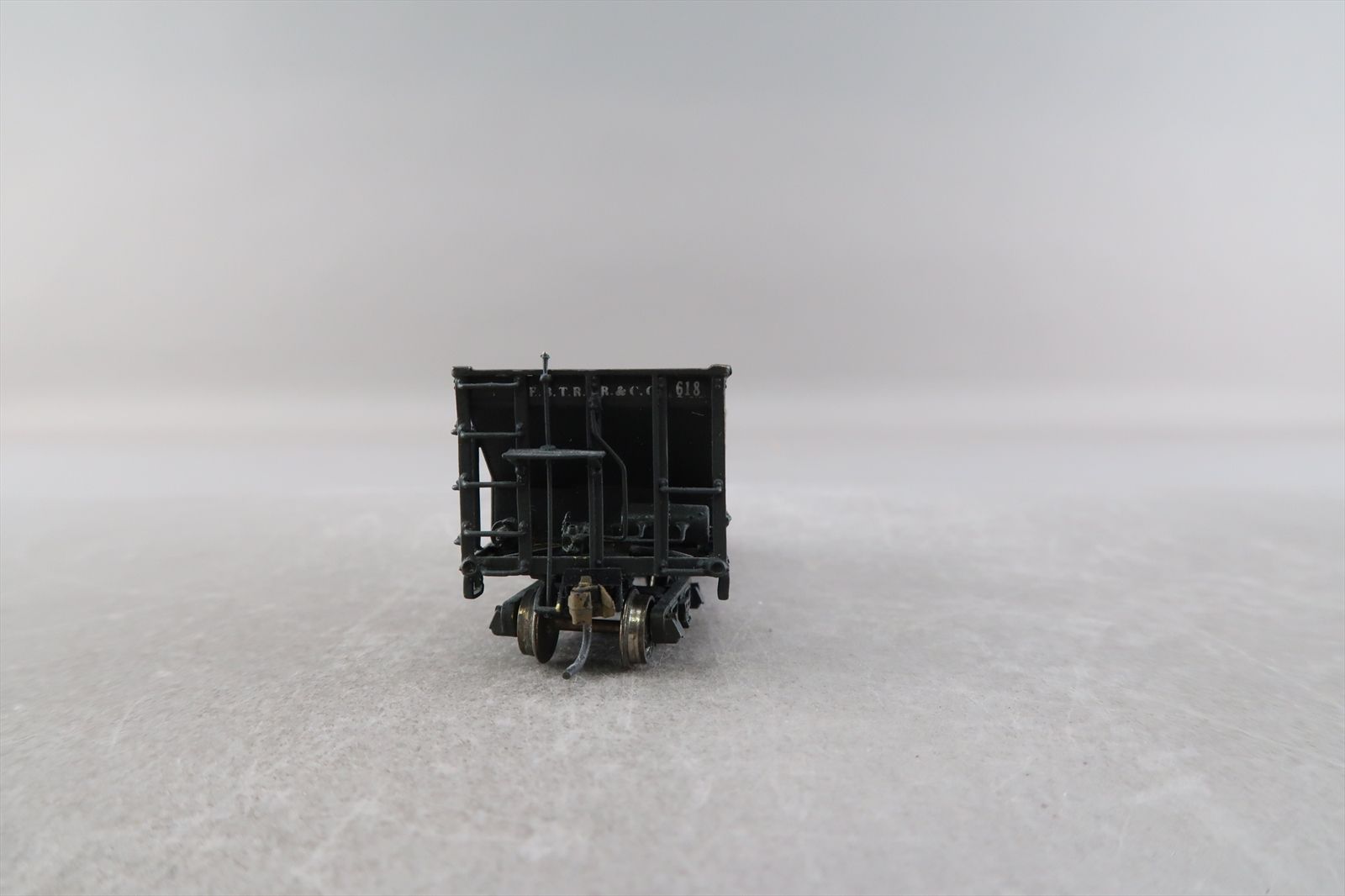 HOn3 Brass Model - Hallmark EBT East Broad Top 2-Bay Steel Hopper Car #618 - Custom - Tae Hwa