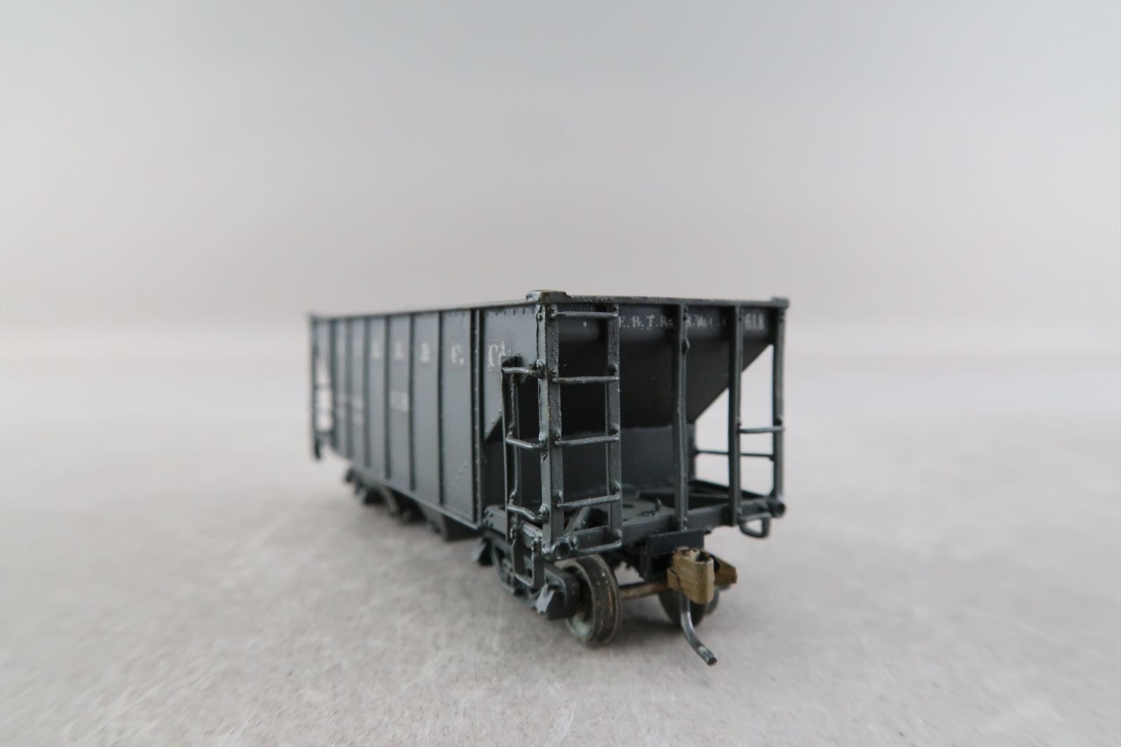 HOn3 Brass Model - Hallmark EBT East Broad Top 2-Bay Steel Hopper Car #618 - Custom - Tae Hwa