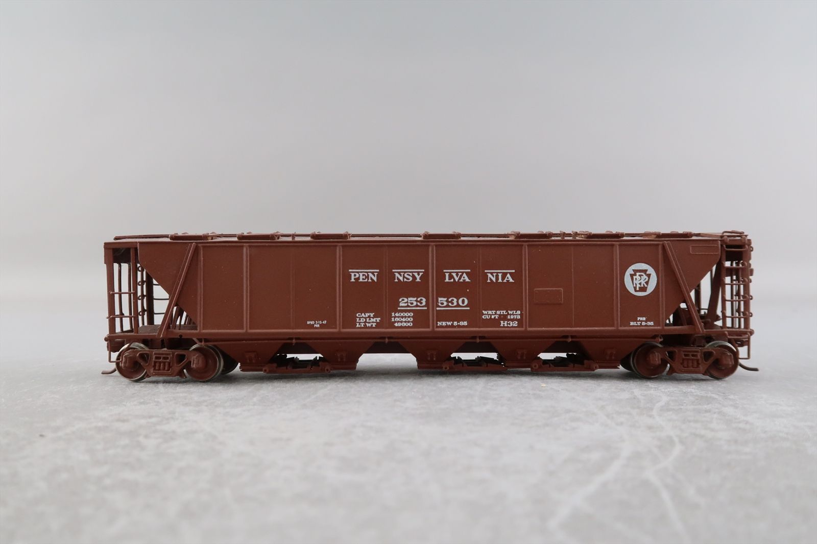 HO Brass Model - OMI 1313 PRR Pennsylvania H32 5 Bay Covered Hopper ...