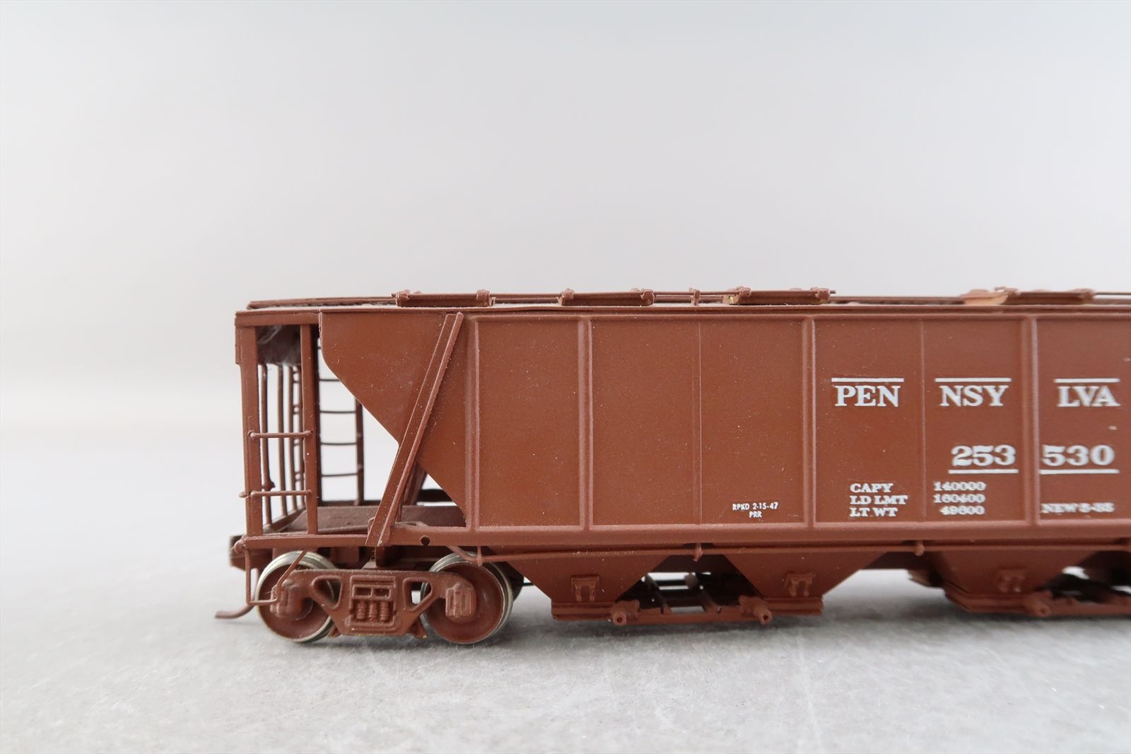 HO Brass Model - OMI 1313 PRR Pennsylvania H32 5 Bay Covered Hopper ...