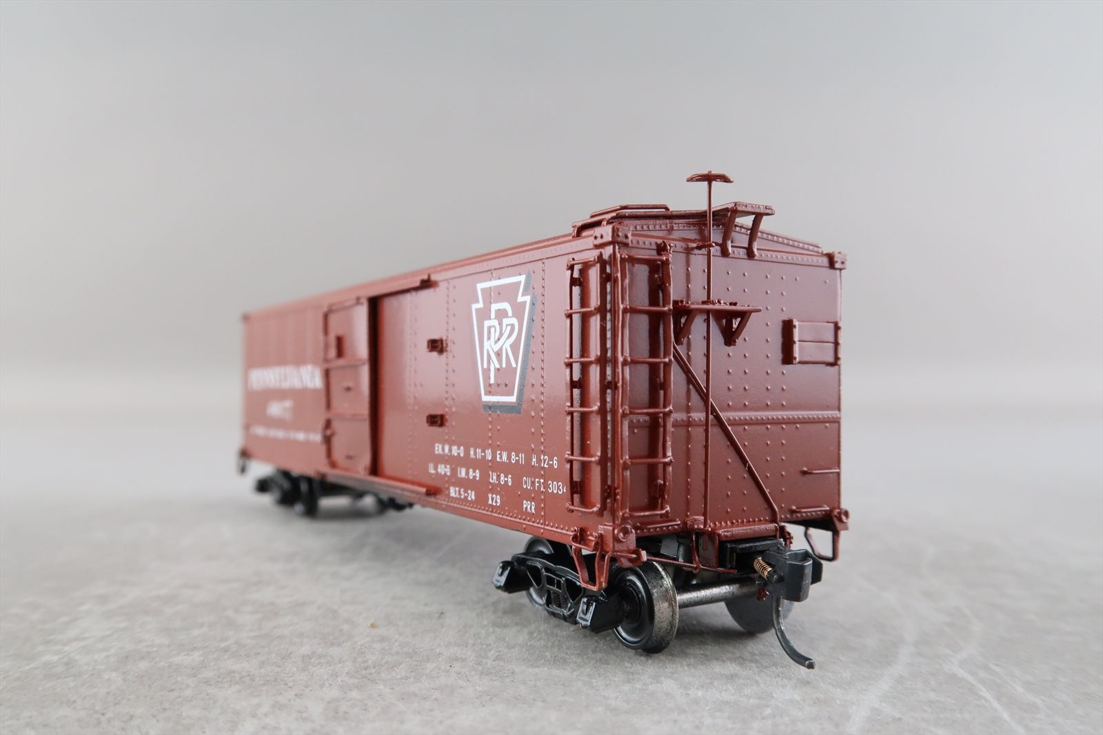 HO Brass Model - OMI 3019 PRR Pennsylvania X-29 Boxcar Box Car #498077 ...