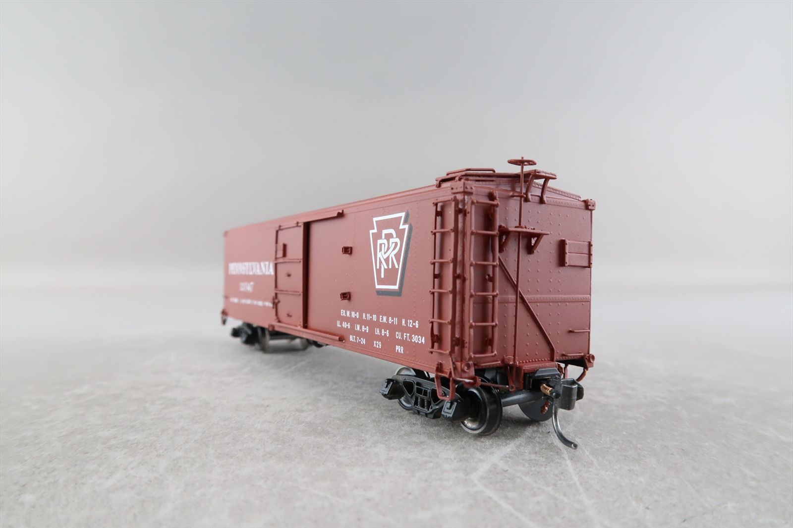 HO Brass Model - OMI 3019 PRR Pennsylvania X-29 Boxcar Box Car #120347 ...