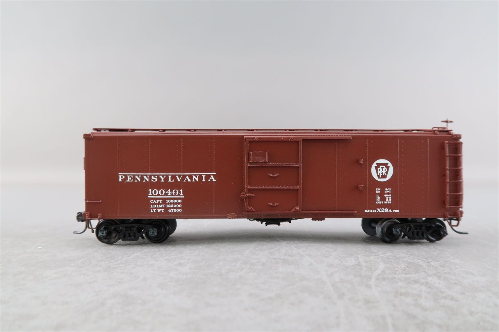 HO Brass Model - OMI 3016 PRR Pennsylvania X-28a Boxcar Box Car #100491 ...