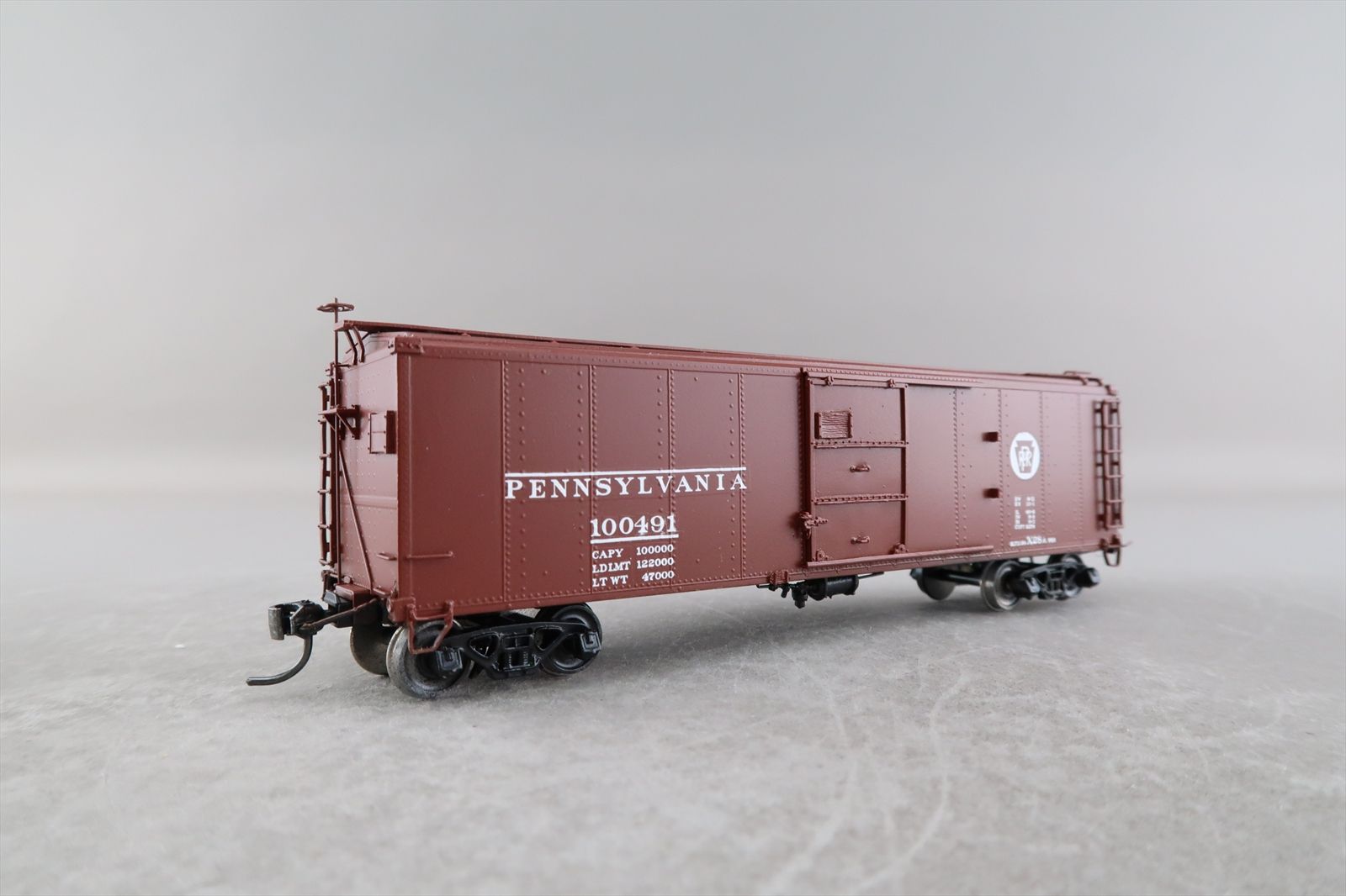 HO Brass Model - OMI 3016 PRR Pennsylvania X-28a Boxcar Box Car #100491 ...
