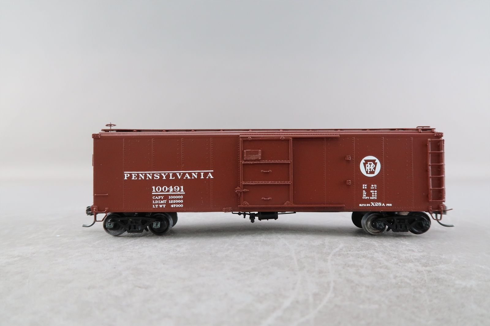 HO Brass Model - OMI 3016 PRR Pennsylvania X-28a Boxcar Box Car #100491 ...