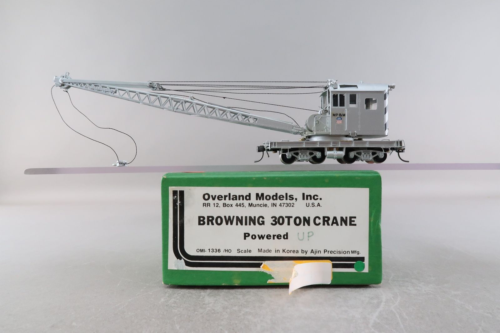 HO Brass Model - OMI 1336 UP Union Pacific Browning 30 Ton Crane ...