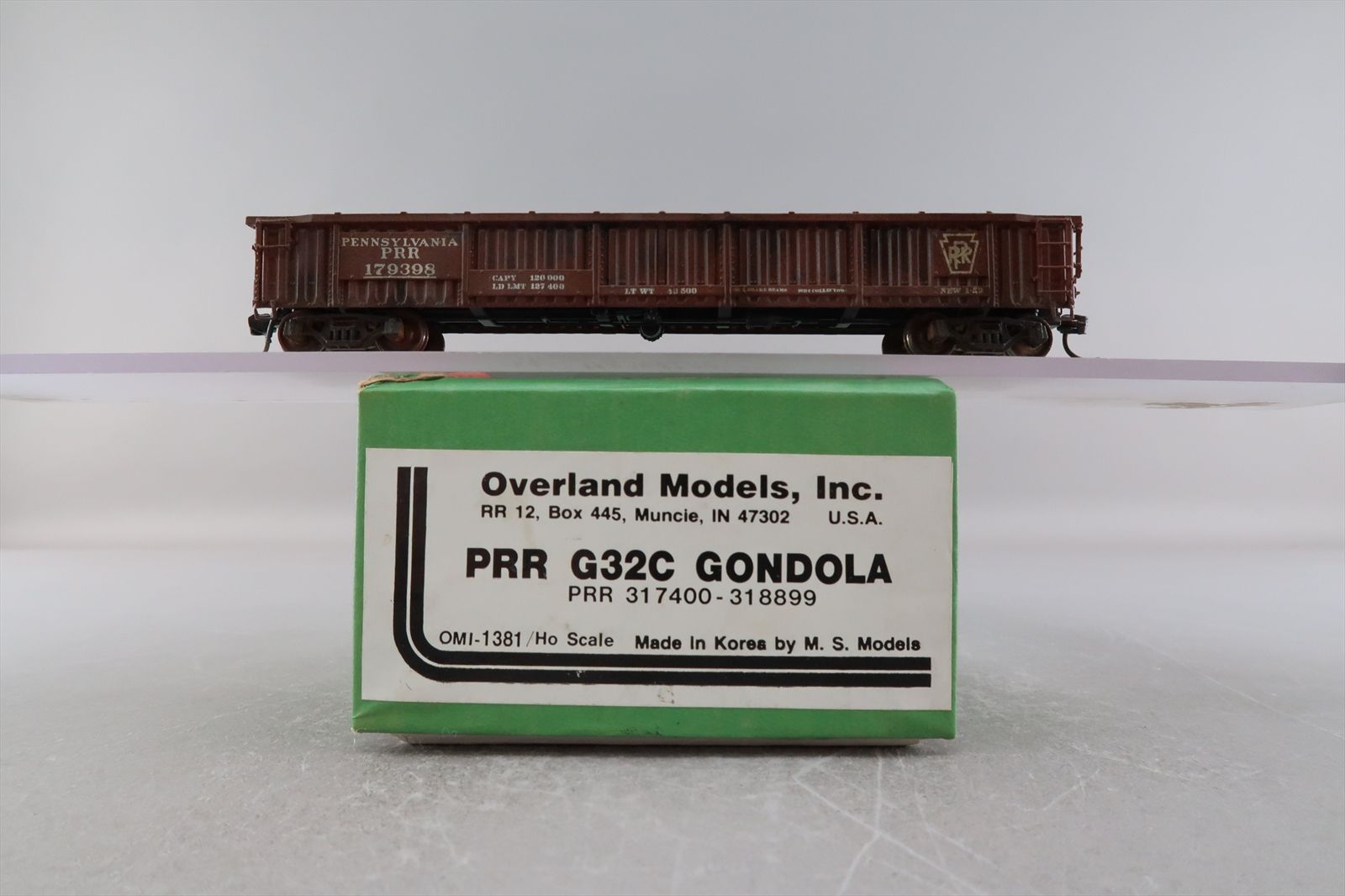 HO Brass Model - OMI 1381 PRR Pennsylvania G32C Gondola #179398 ...