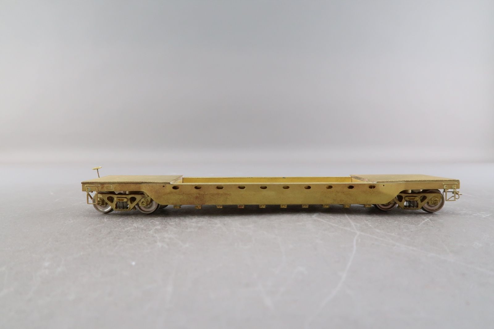 HO Brass Model - OMI 3036 LV Lehigh Valley 46' Deep Well Flat Car ...